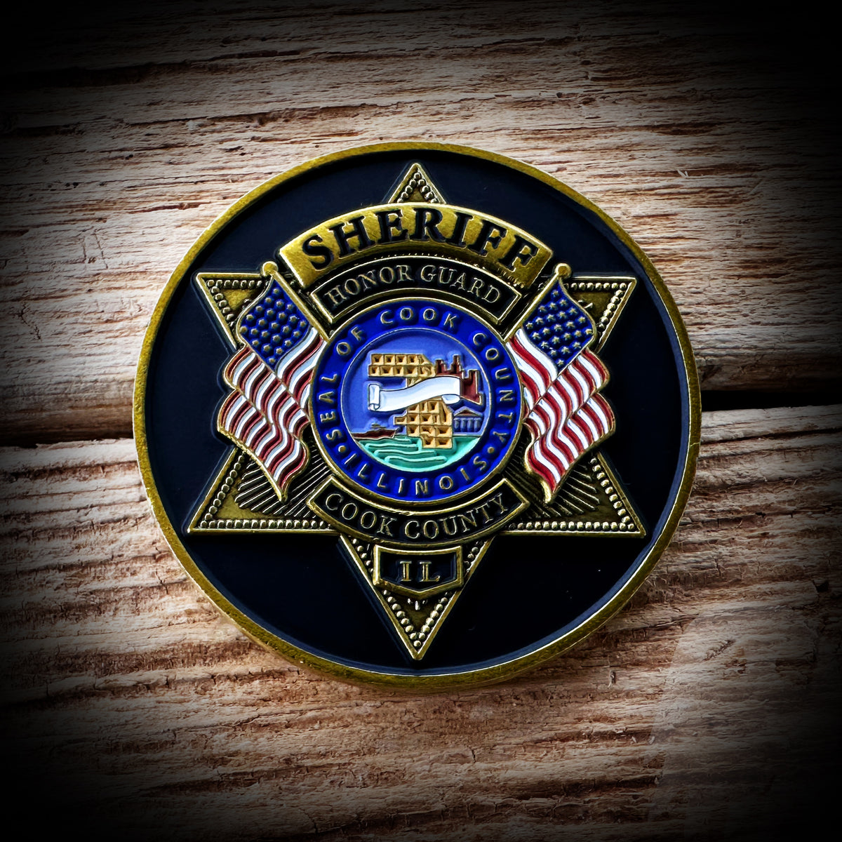Cook County , IL Sheriff's Office Honor Guard Coin - Authentic – GHOST ...