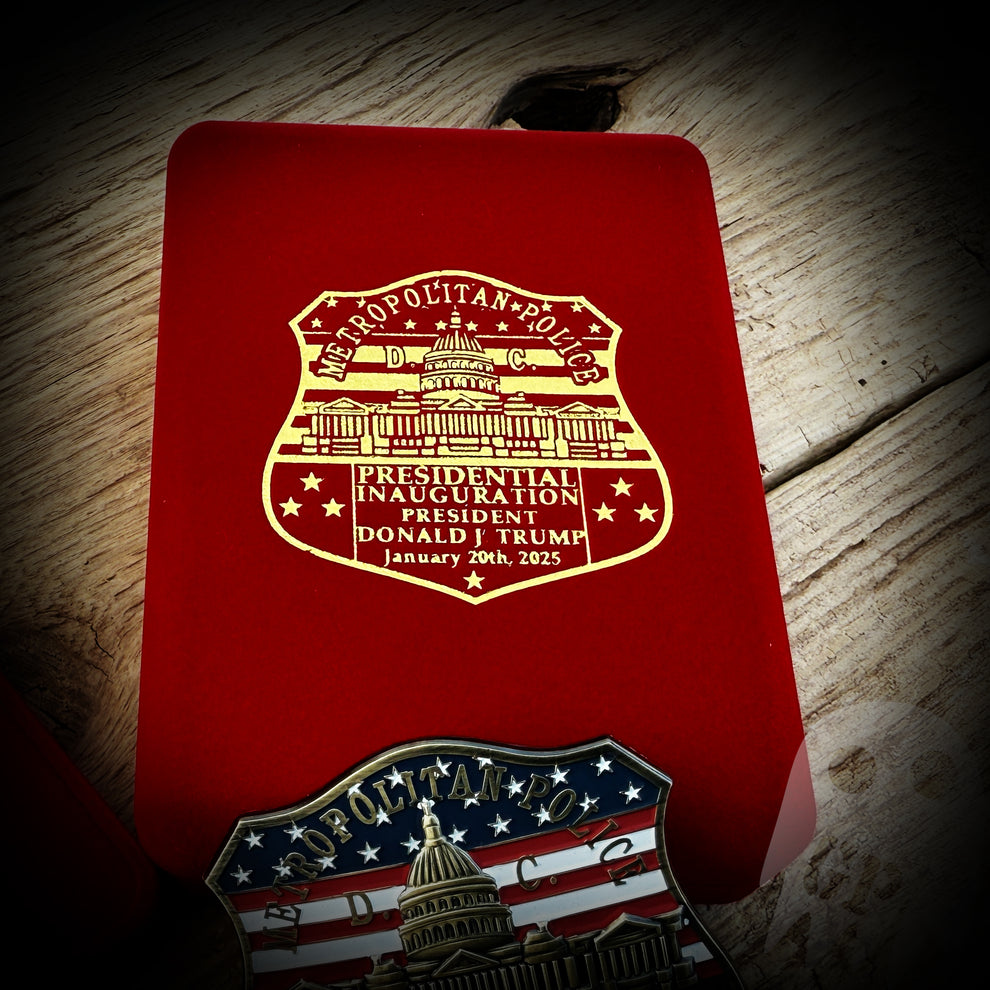 Inauguration - DC Metro Police Commemorative 2025 Inauguration Metal B ...
