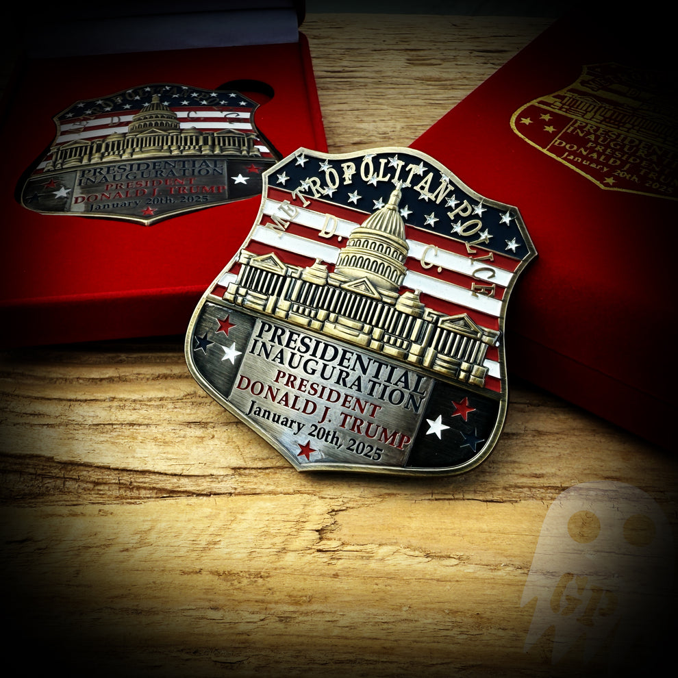 Inauguration - DC Metro Police Commemorative 2025 Inauguration Metal B ...