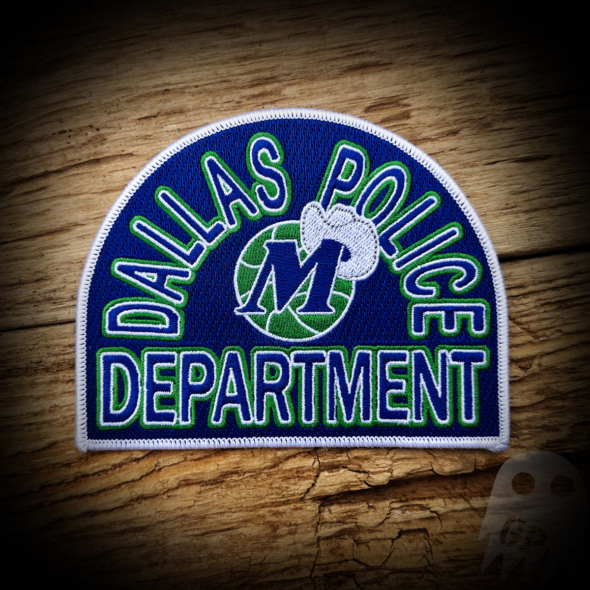Mavericks - Dallas, TX PD Mavs Patch – GHOST PATCH
