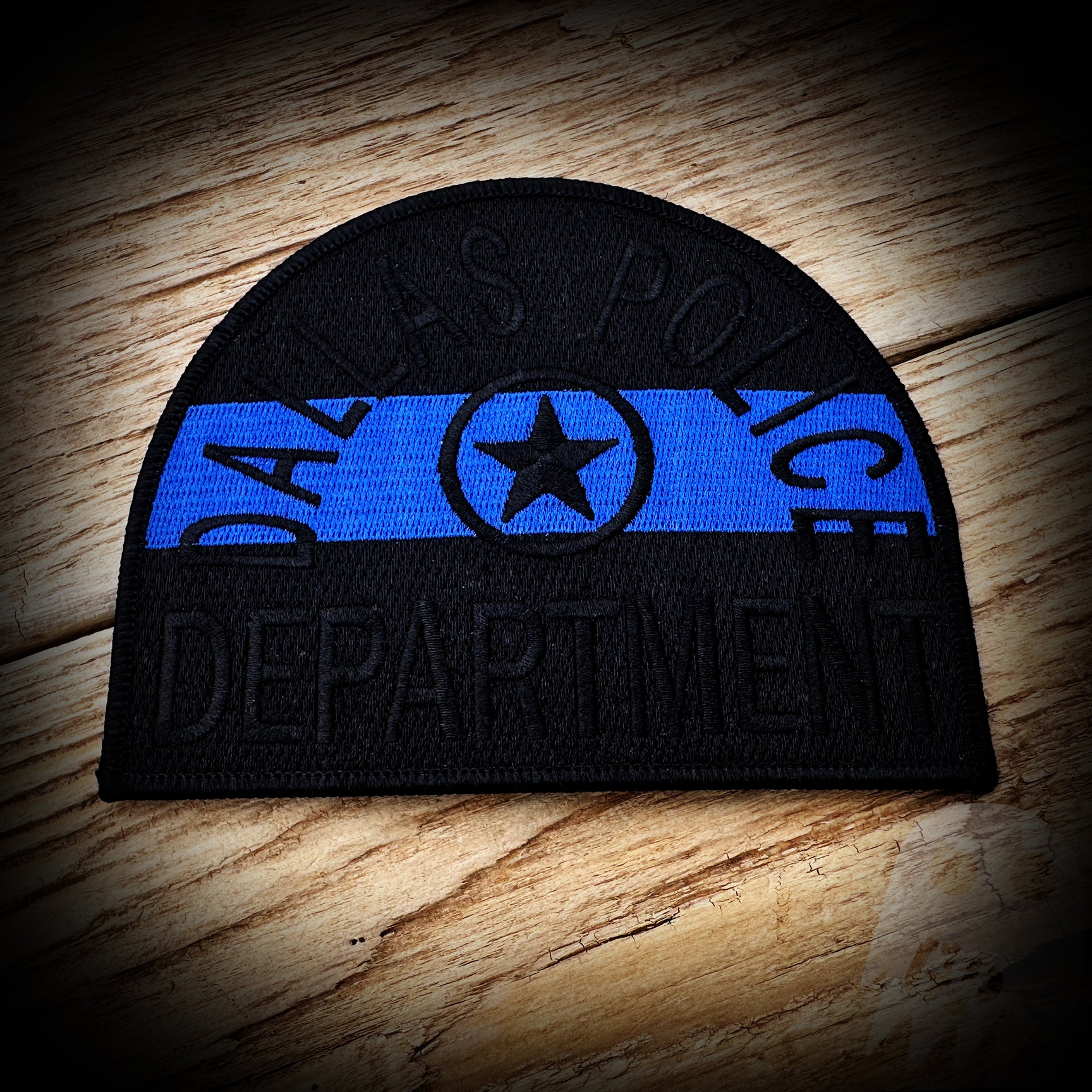 Thin Blue Line - Dallas, TX Police Department Police Memorial Patch – GHOST PATCH