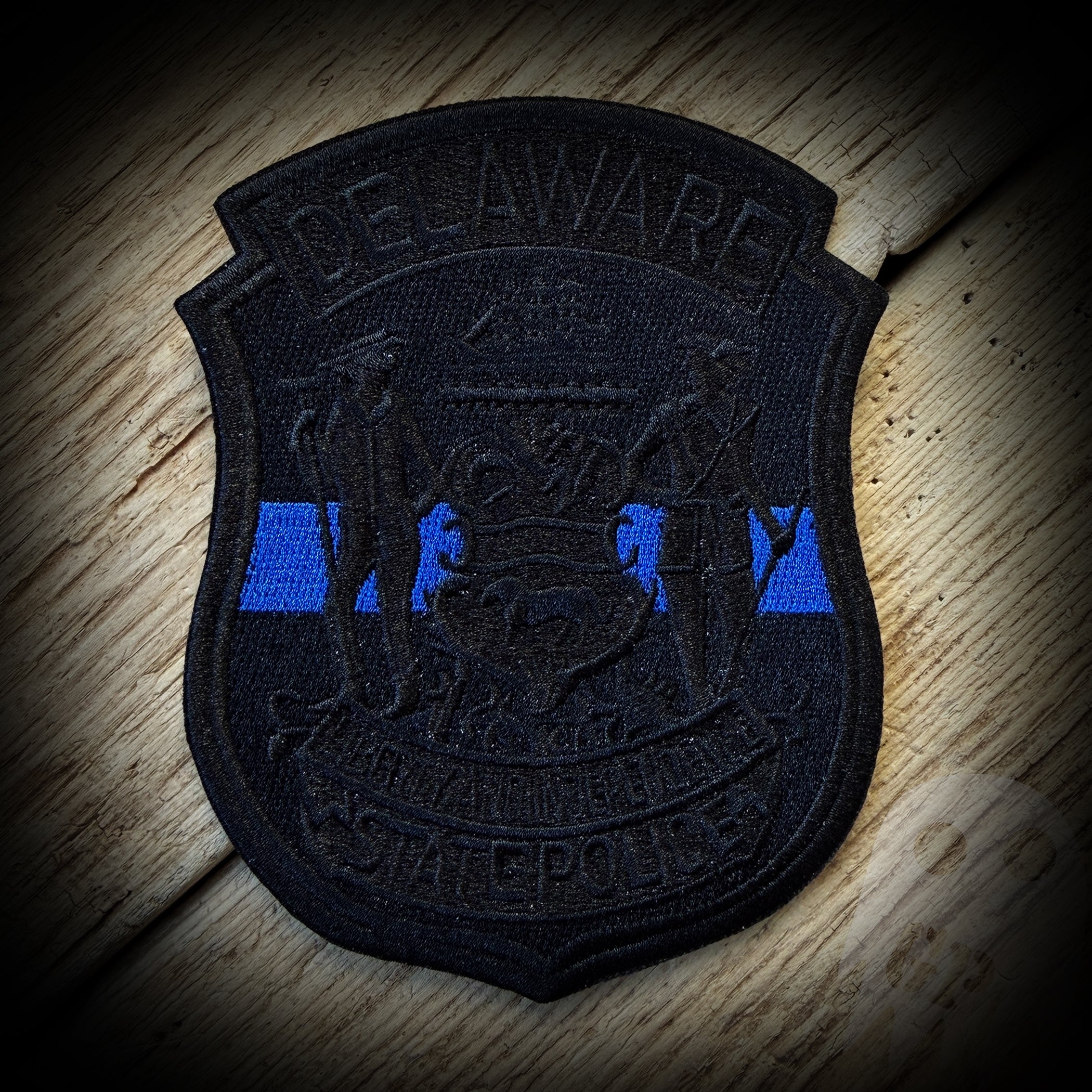 Thin Blue Line - Delaware State Police Memorial Patch – GHOST PATCH