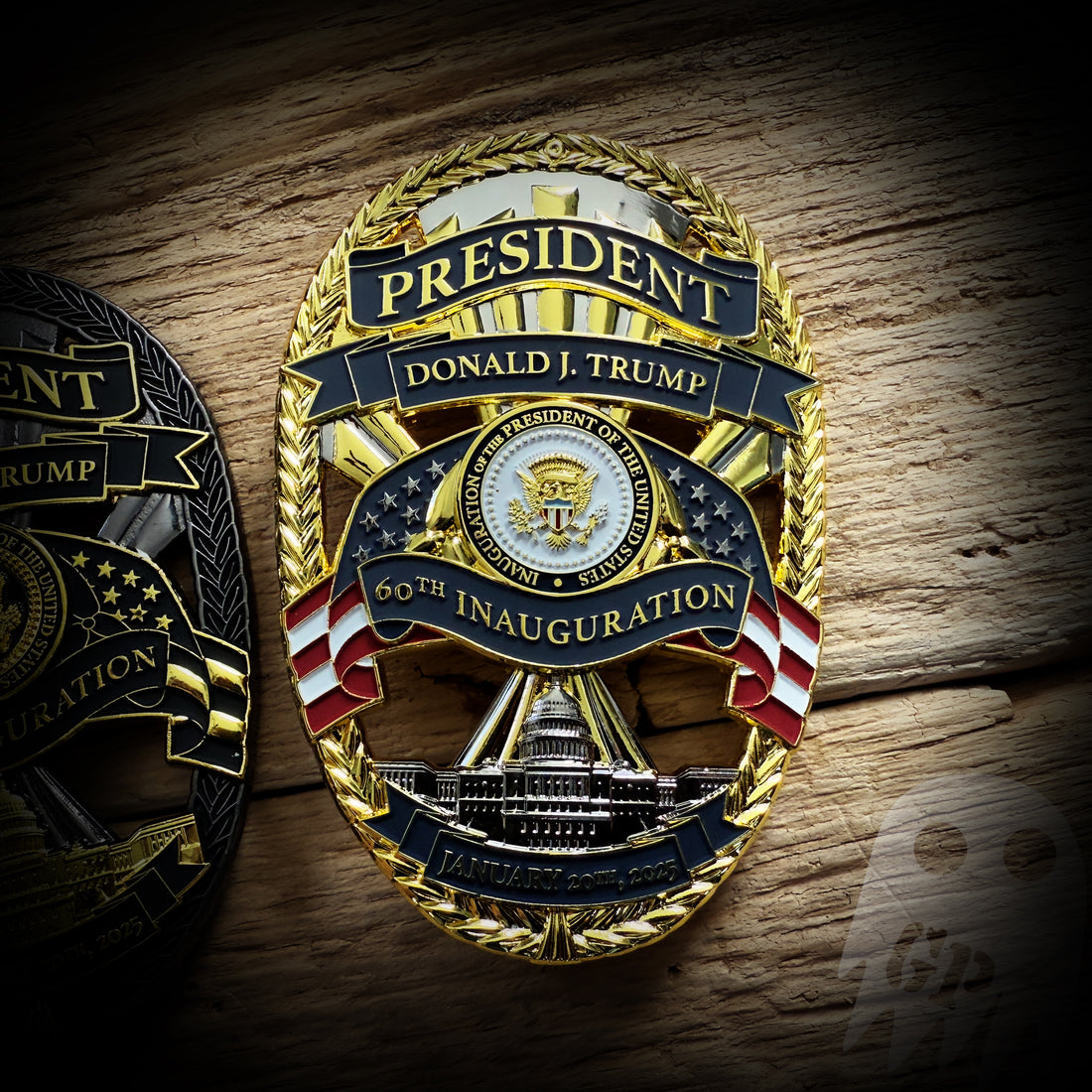 Donald J Trump Badge - Donald J. Trump 60th Inauguration Badge – GHOST ...