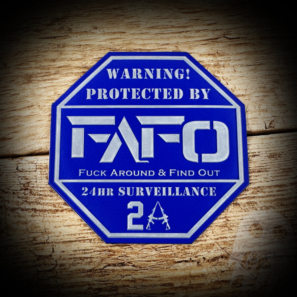 FAFO Security System Door / Auto Decal - REFLECTIVE XGP – GHOST PATCH