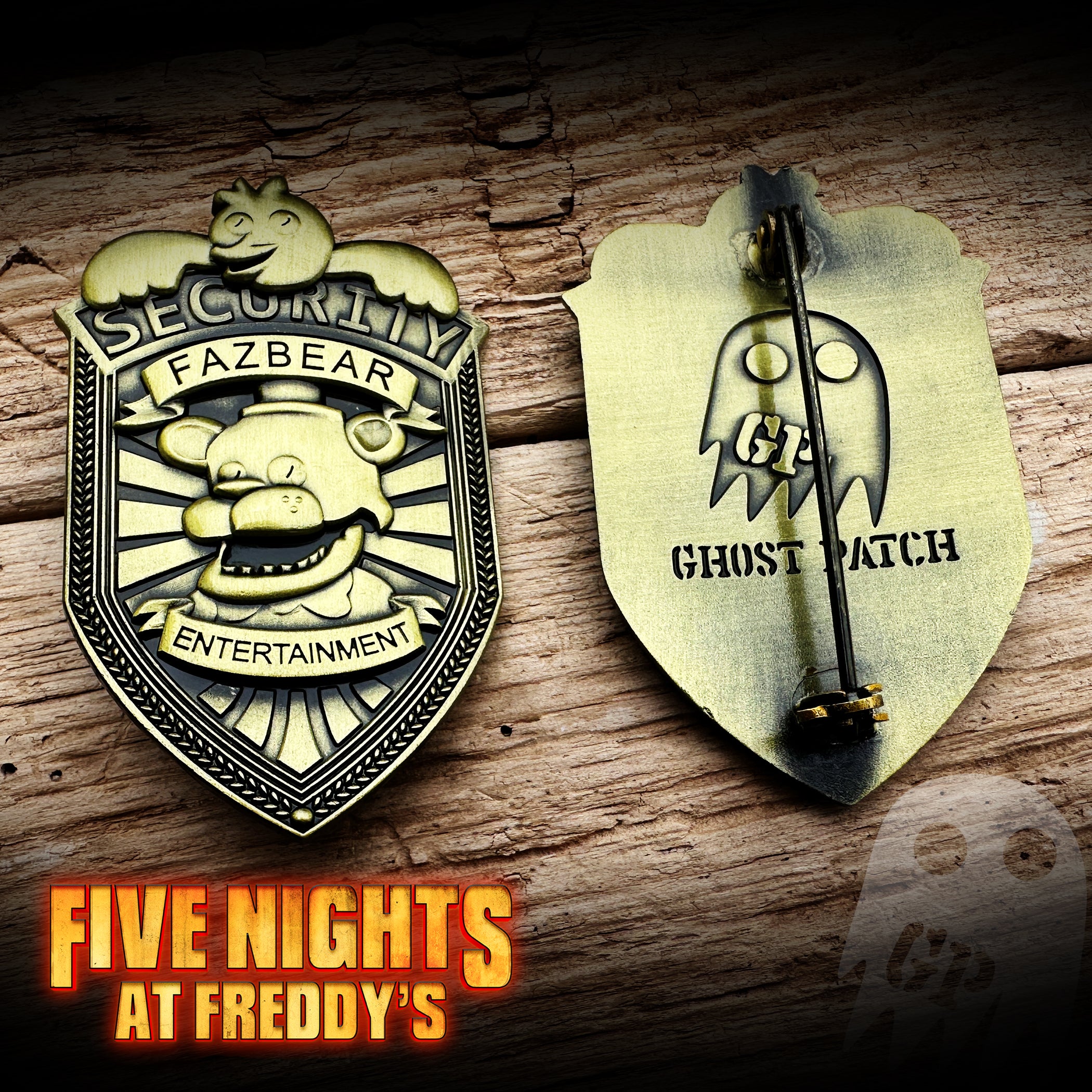 Fazbear Security Badge - Five Nights at Freddy's – GHOST PATCH