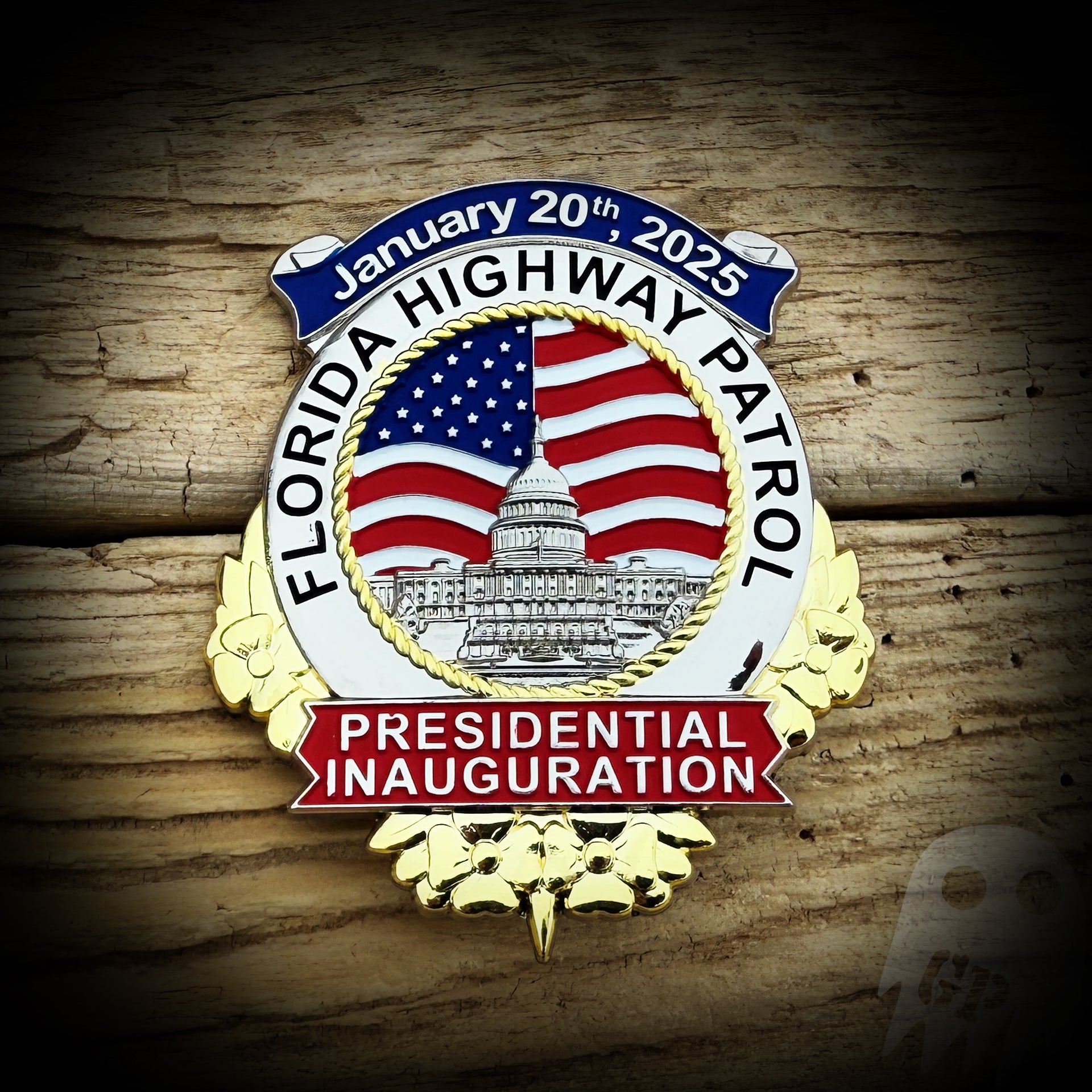 Florida State Police Badge Florida Highway Patrol Trooper Shooting