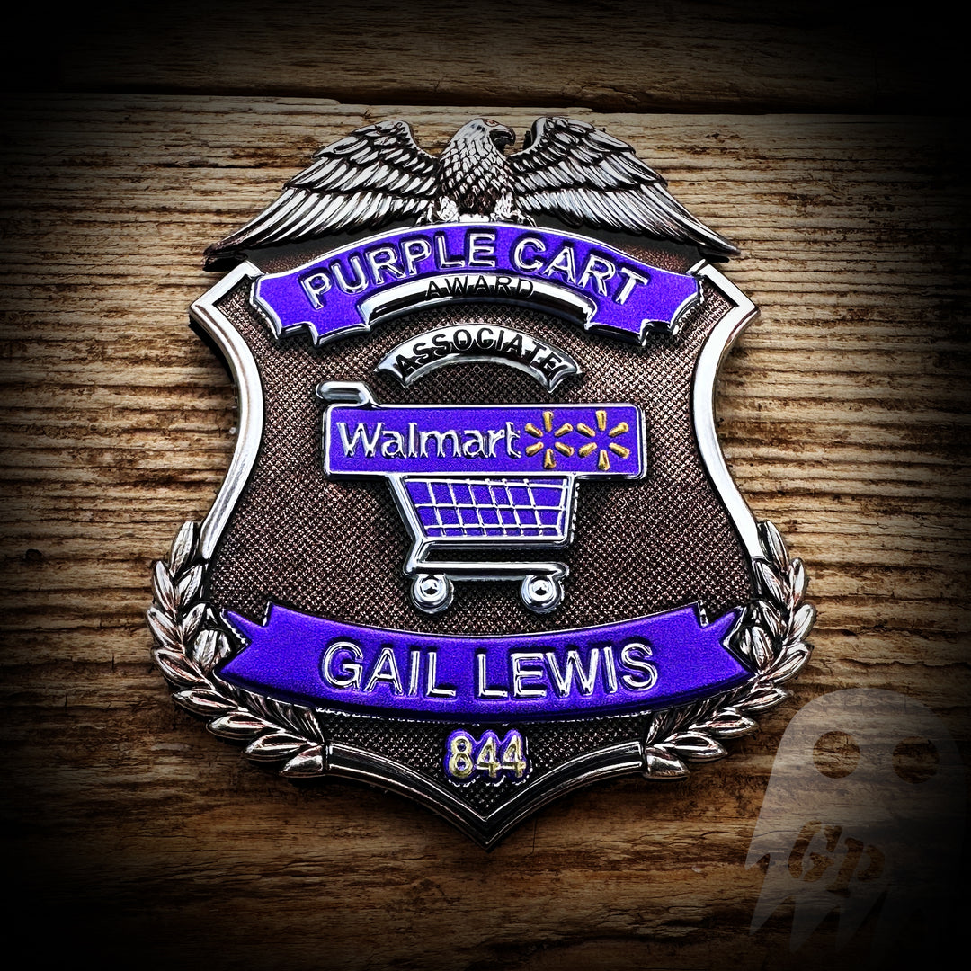 Gail Lewis Purple Cart Award FlexShield - Velcro backed – GHOST PATCH