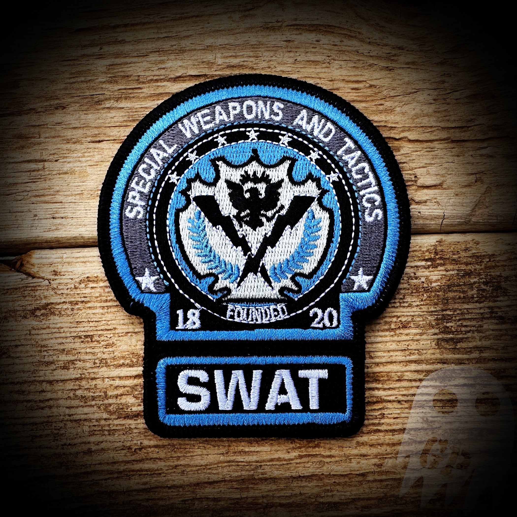 #64 - BLUE - City of Gotham Police Department SWAT Patch - The Dark Kn ...