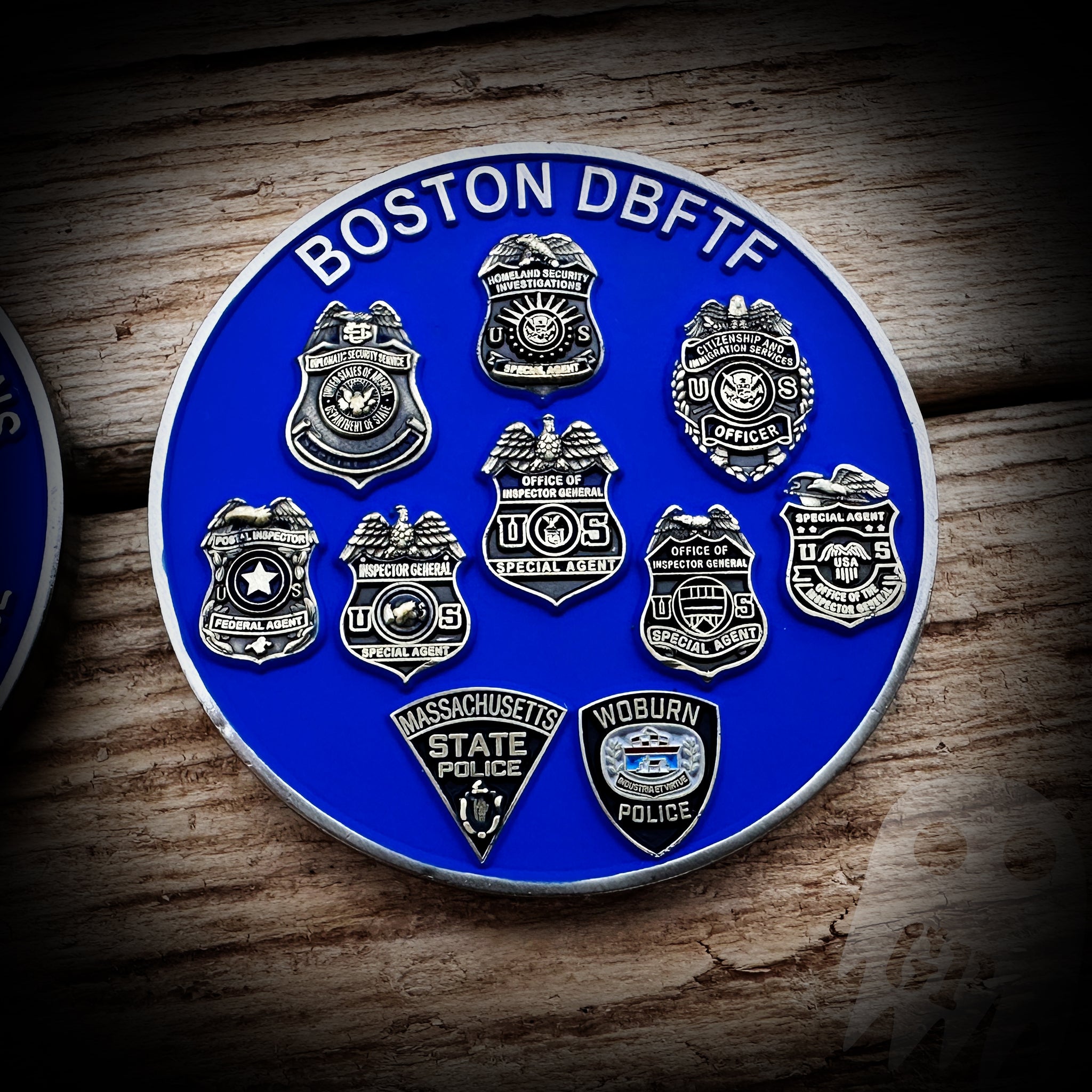 HSI - Document and Benefit Fraud Task Force Boston Coin – GHOST PATCH