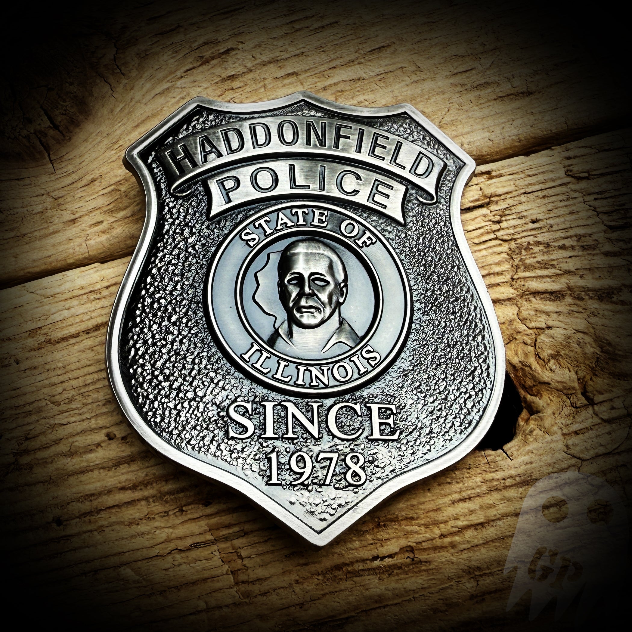 METAL - Haddonfield, IL Police Badge - Halloween – GHOST PATCH
