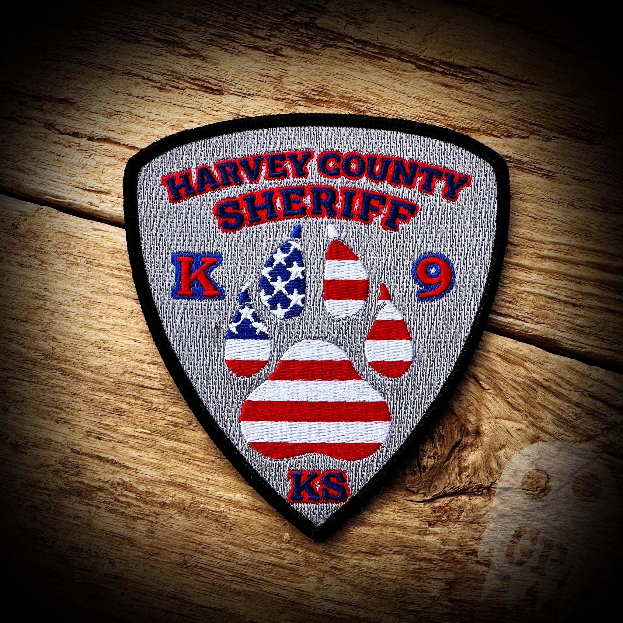 4th of July - Harvey County, KS Sheriff's Office K9 2023 4th of July P – GHOST PATCH