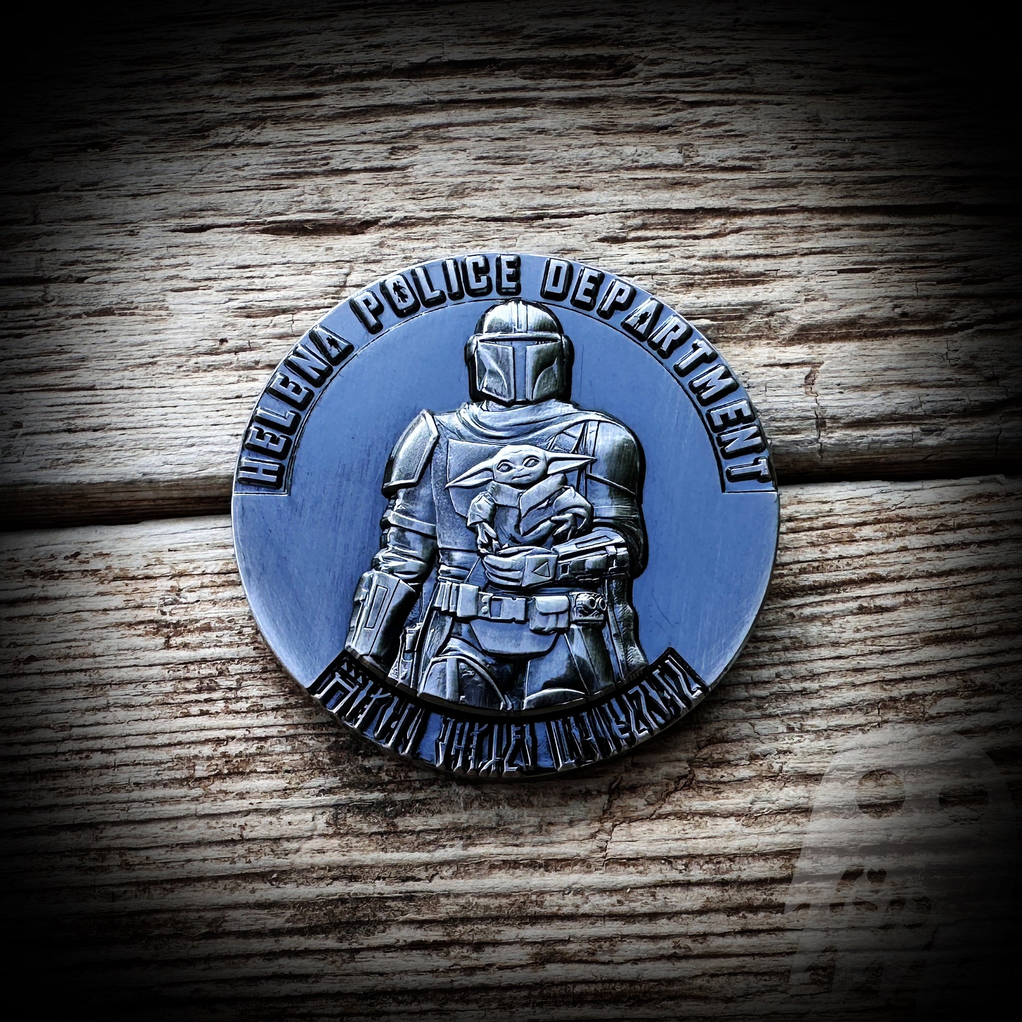 Mandalorian Coin - Helena, AL Police Department - Authentic – GHOST PATCH