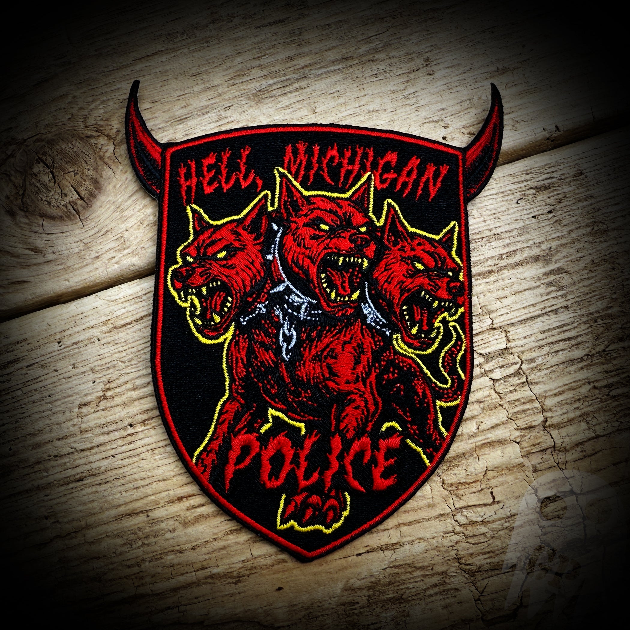 Patch Cerberus - Hell, MI Police Department 2025 – GHOST PATCH