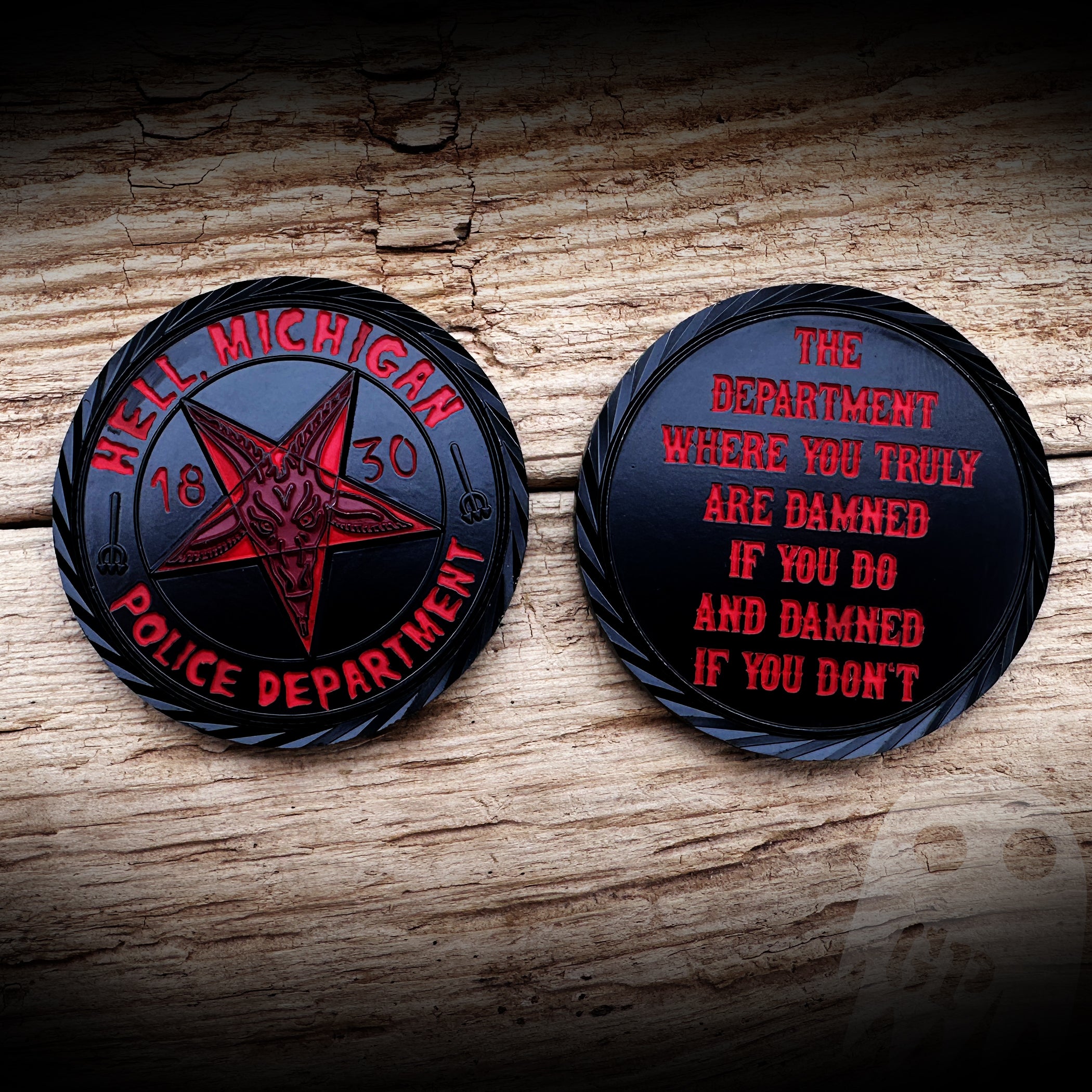 COIN Hell, MI Police Department Coin – GHOST PATCH