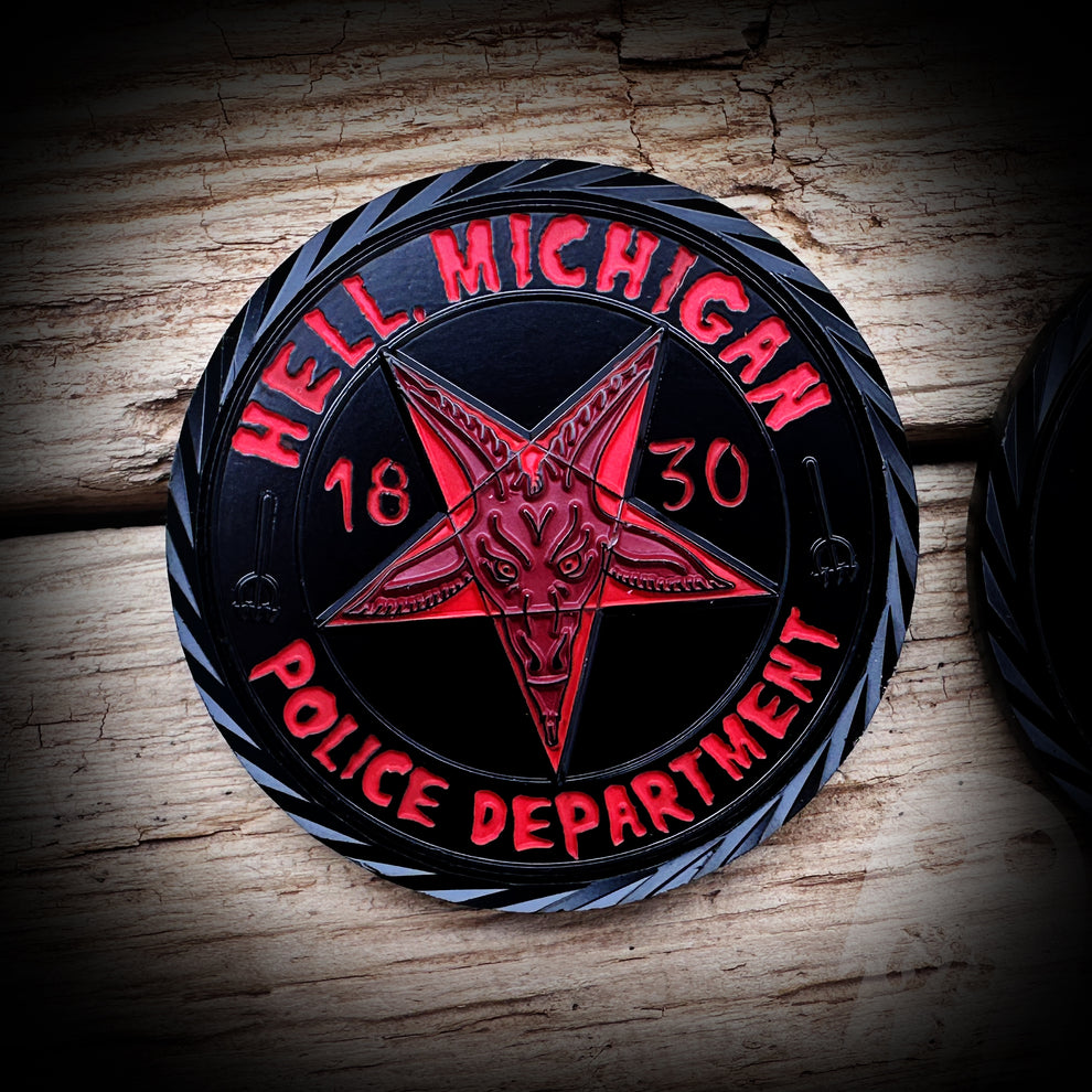 COIN Hell, MI Police Department Coin – GHOST PATCH