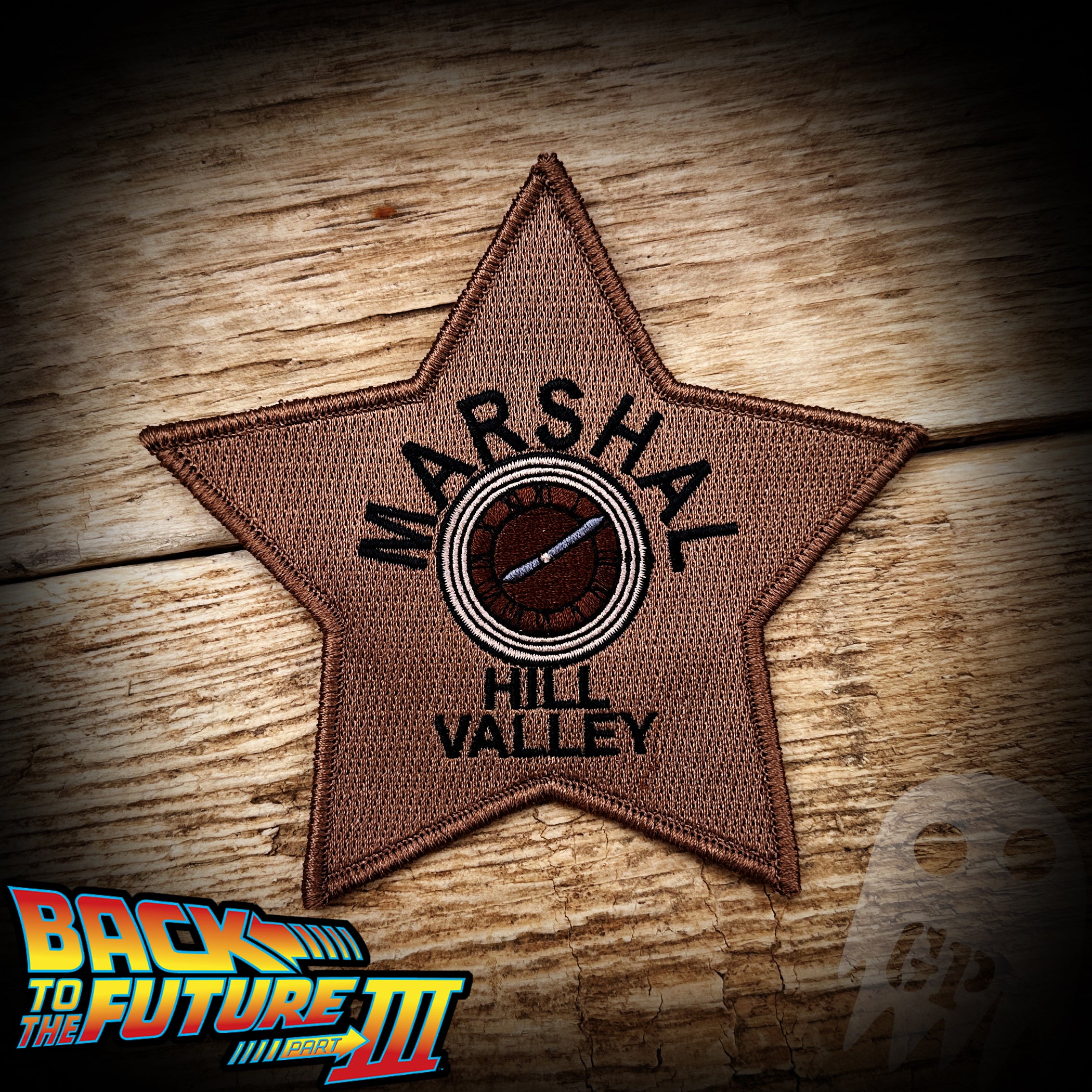 1885 #68 - Hill Valley Marshal Patch - Back to the Future 3 – GHOST PATCH