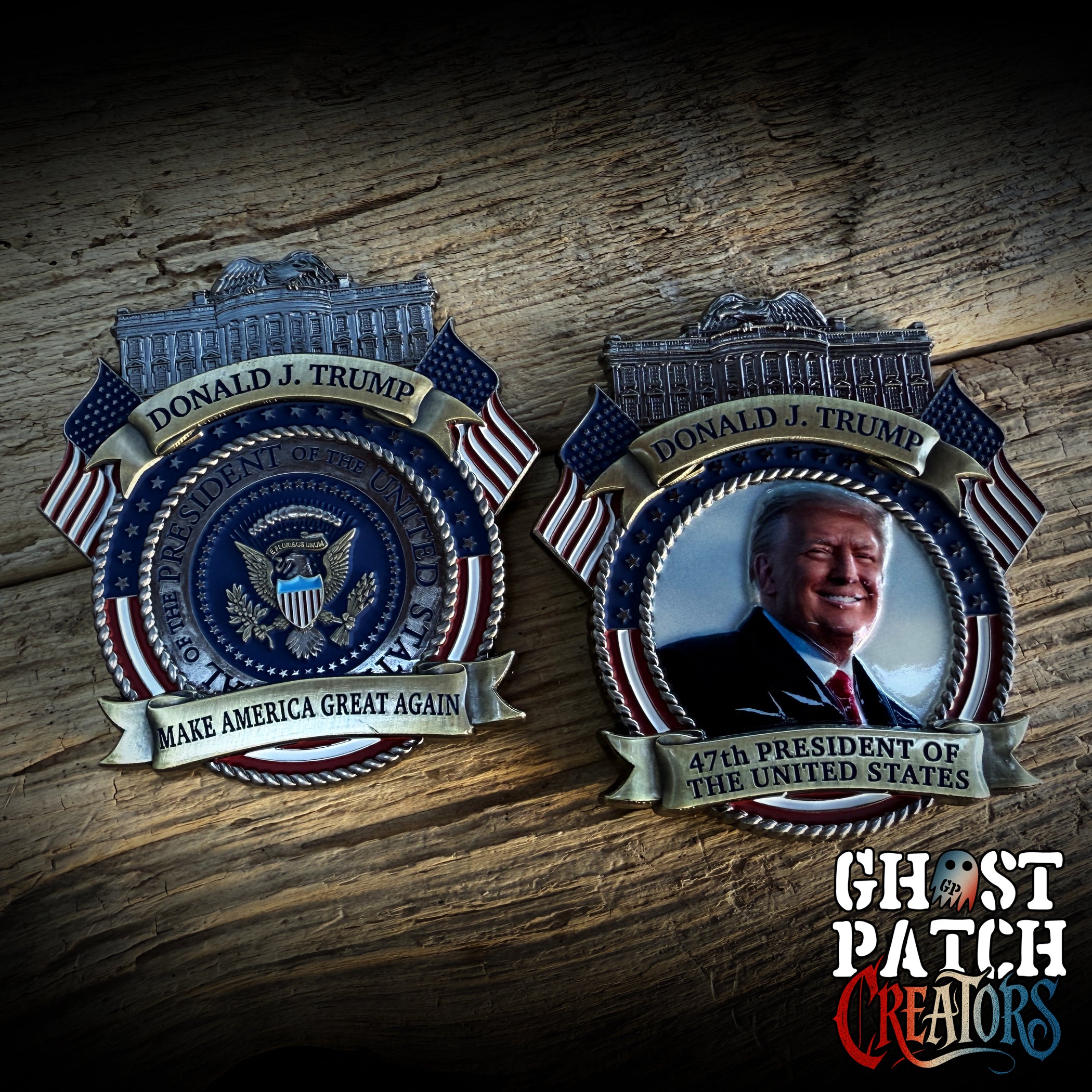 President Trump #47 Presidential Coin - Josh B Creator – GHOST PATCH