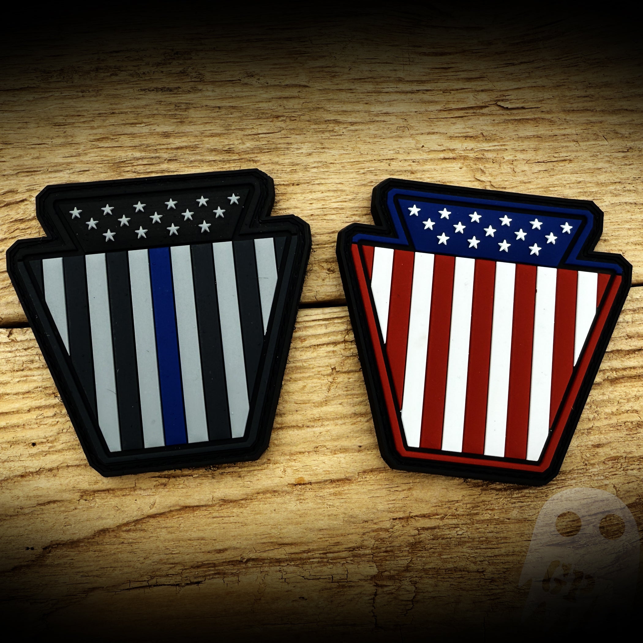 PVC - Pennsylvania Keystone American Flag PVC – GHOST PATCH