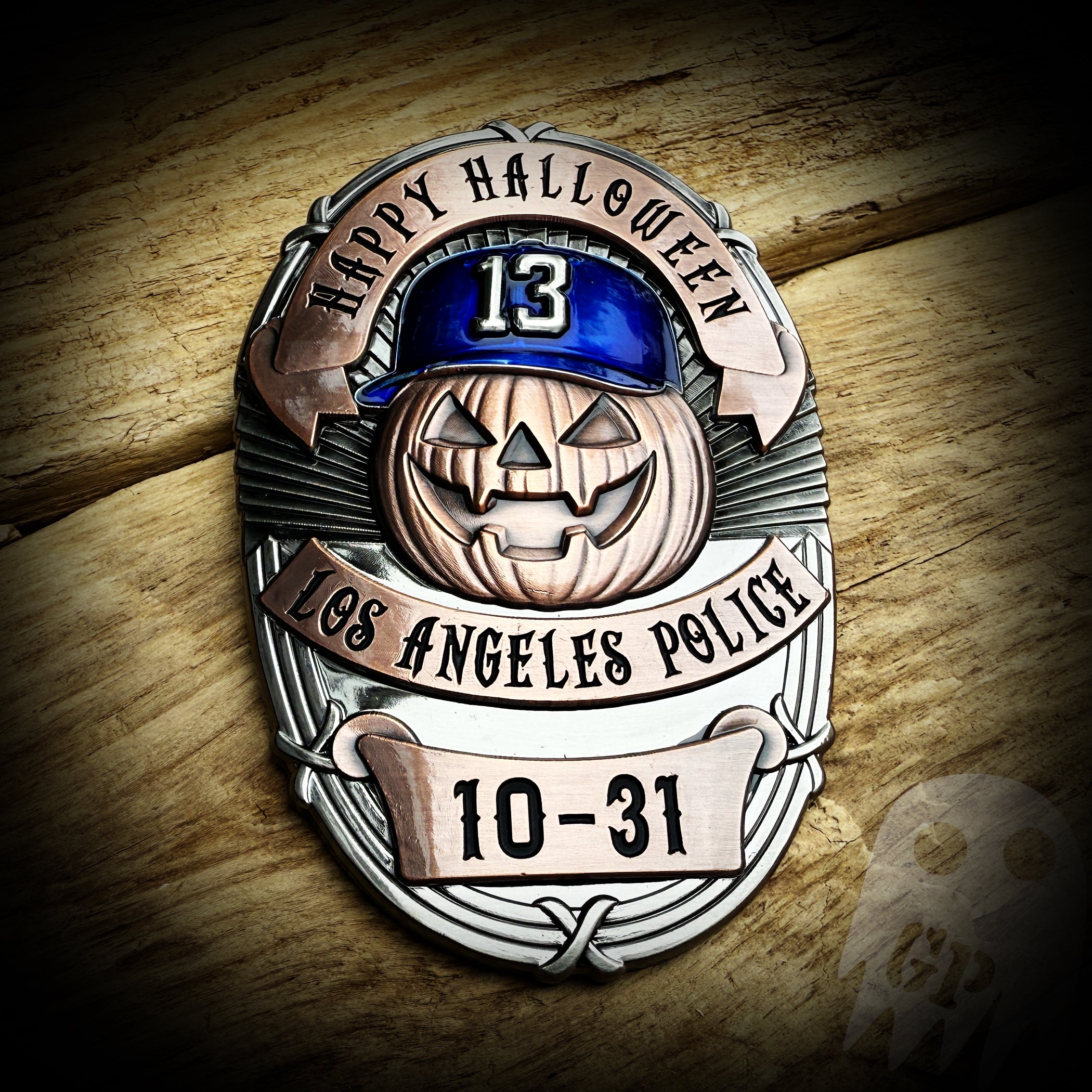 Badge 2025 Halloween - LAPD 2025 Halloween Badge – GHOST PATCH