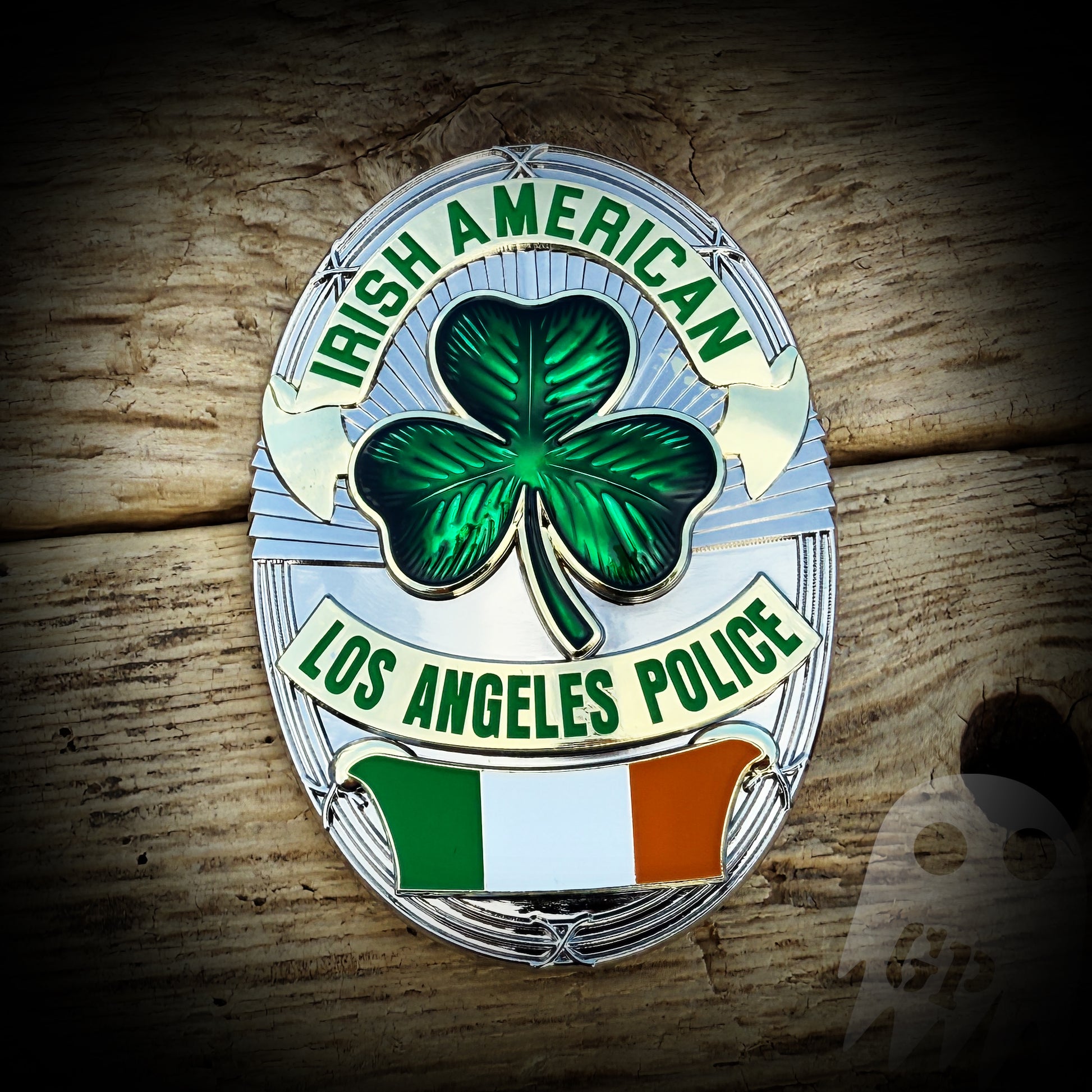 IRISH BADGE - Los Angeles Police Department Irish Pride Badge – GHOST PATCH