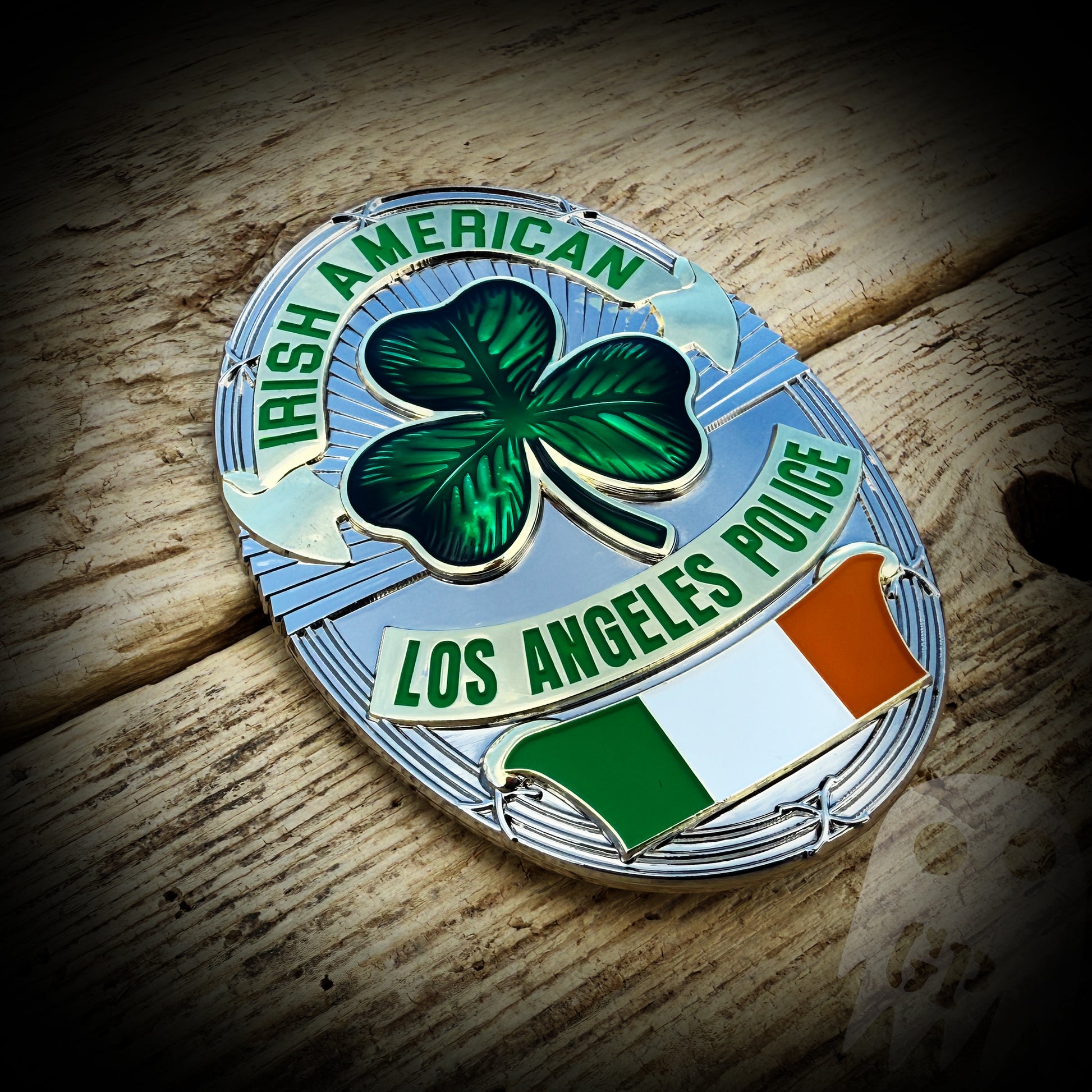 IRISH BADGE - Los Angeles Police Department Irish Pride Badge – GHOST PATCH