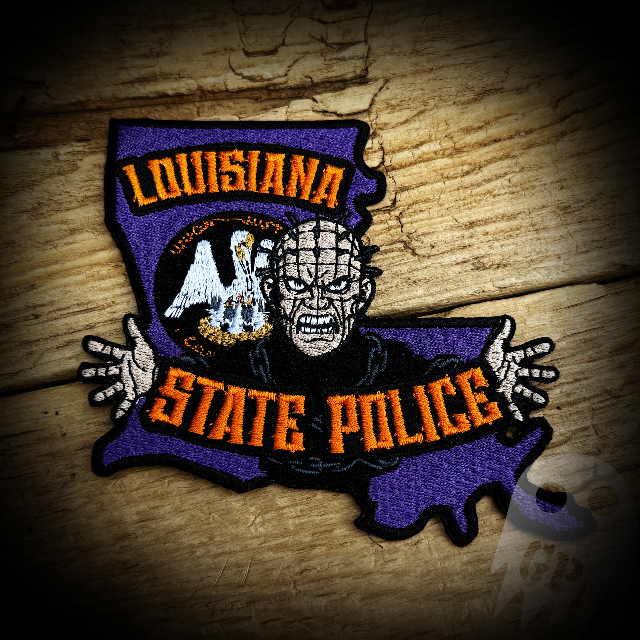 2025 Halloween - Louisiana State Police 2025 Halloween Patch – GHOST PATCH