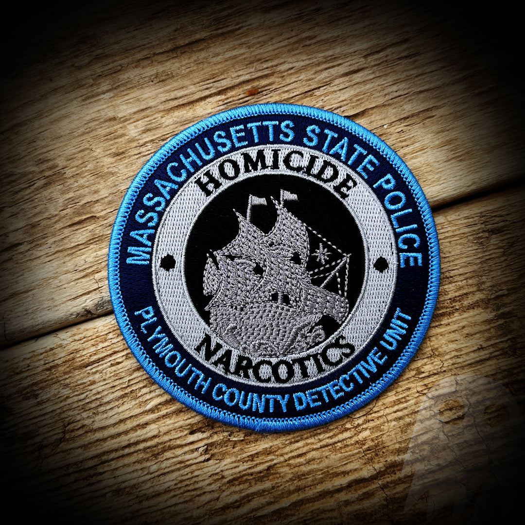 PATCH Plymouth County - Mass State Police Plymouth County Detective Un – GHOST PATCH