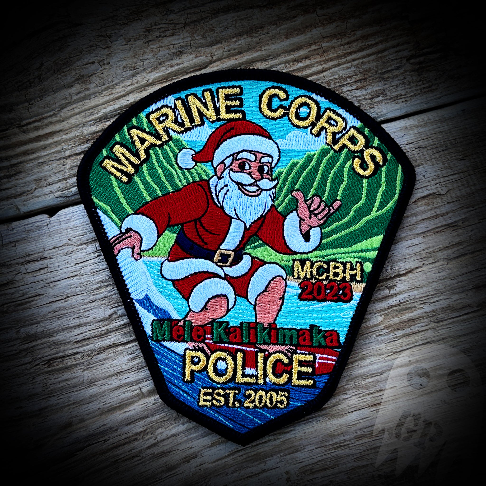 Christmas - Marine Corp Base Hawaii Military Police 2023 Christmas Pat – GHOST PATCH