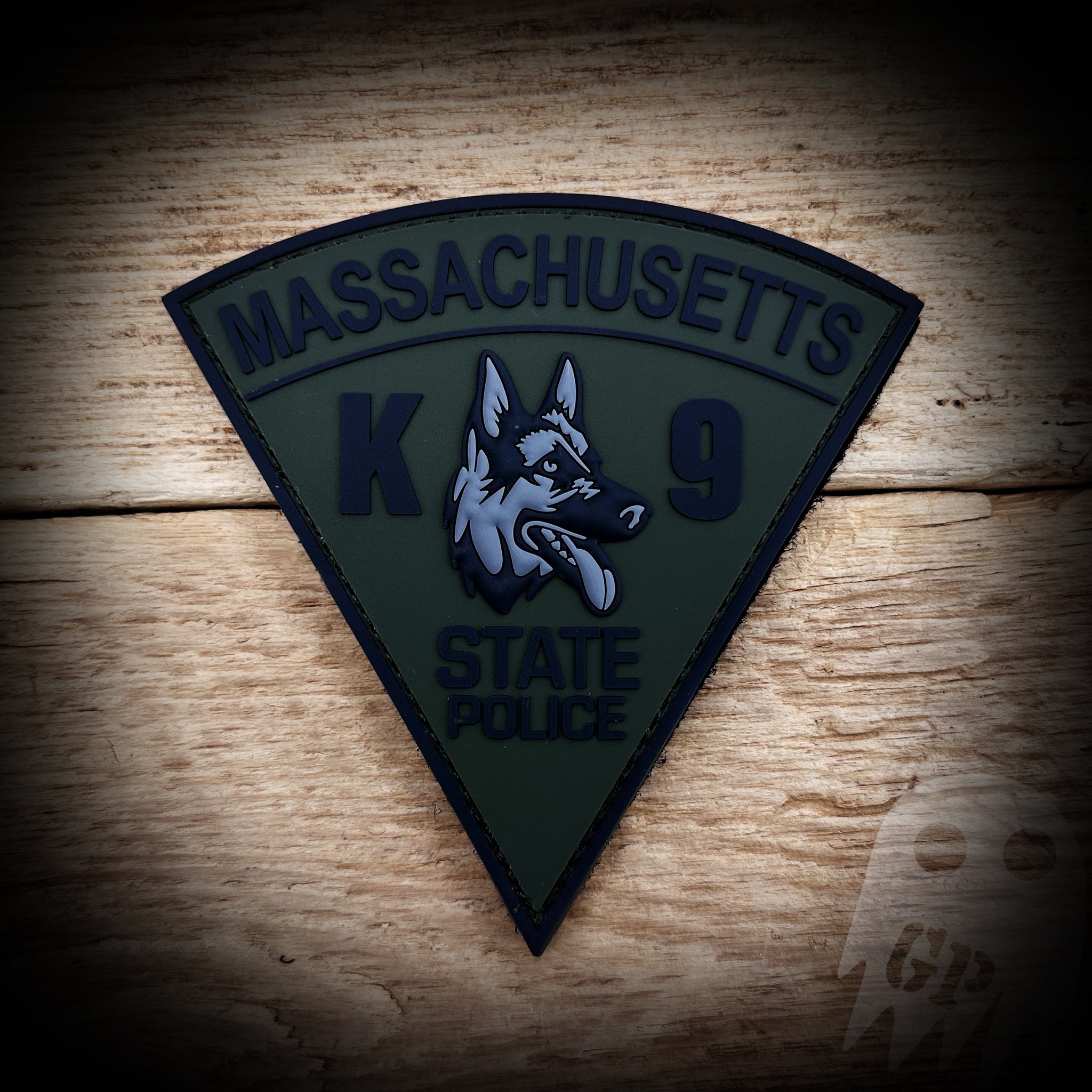 PVC PVC - Mass State Police OD Green K9 PVC – GHOST PATCH