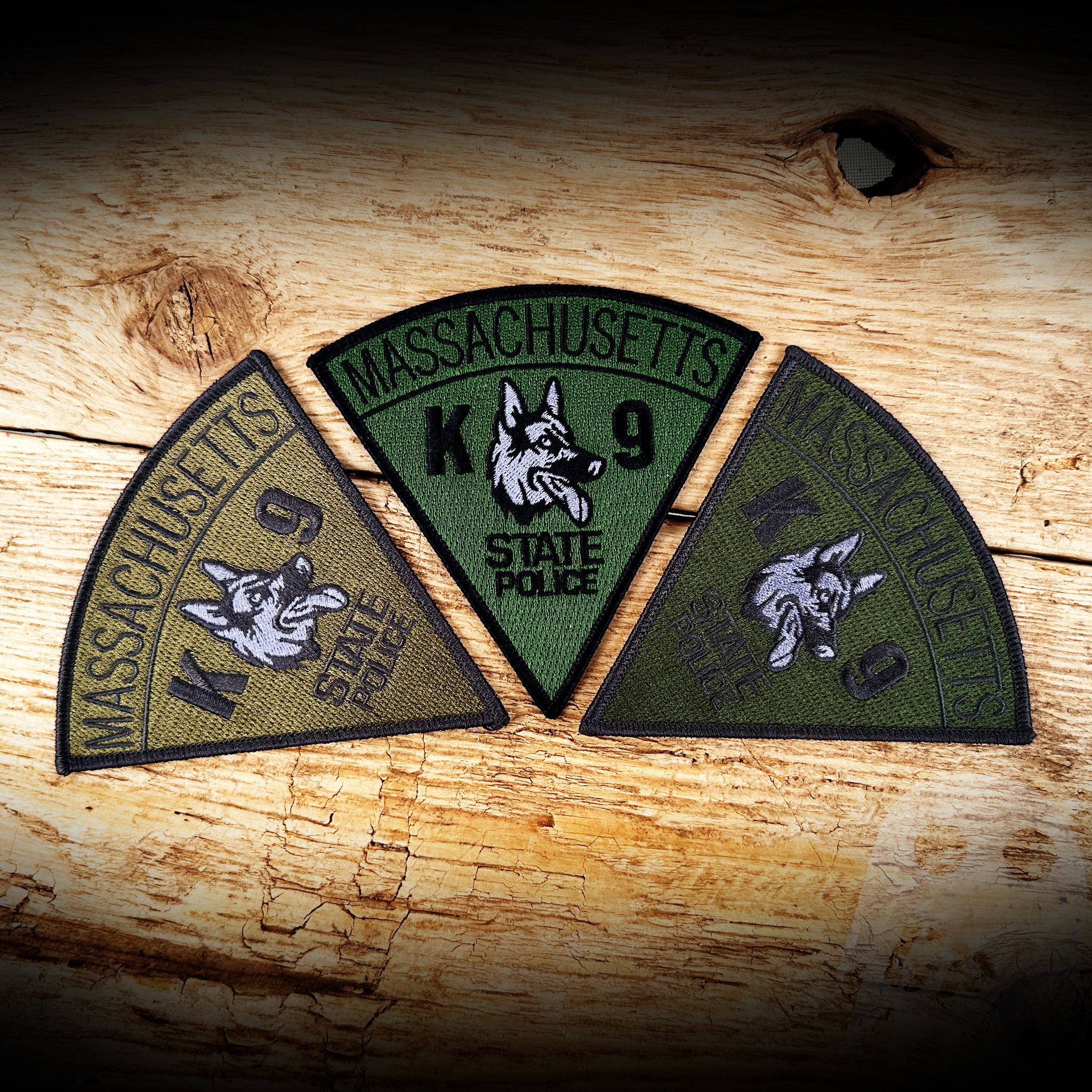 K9 3 Pack - Mass State Police K9 Three Pack – GHOST PATCH