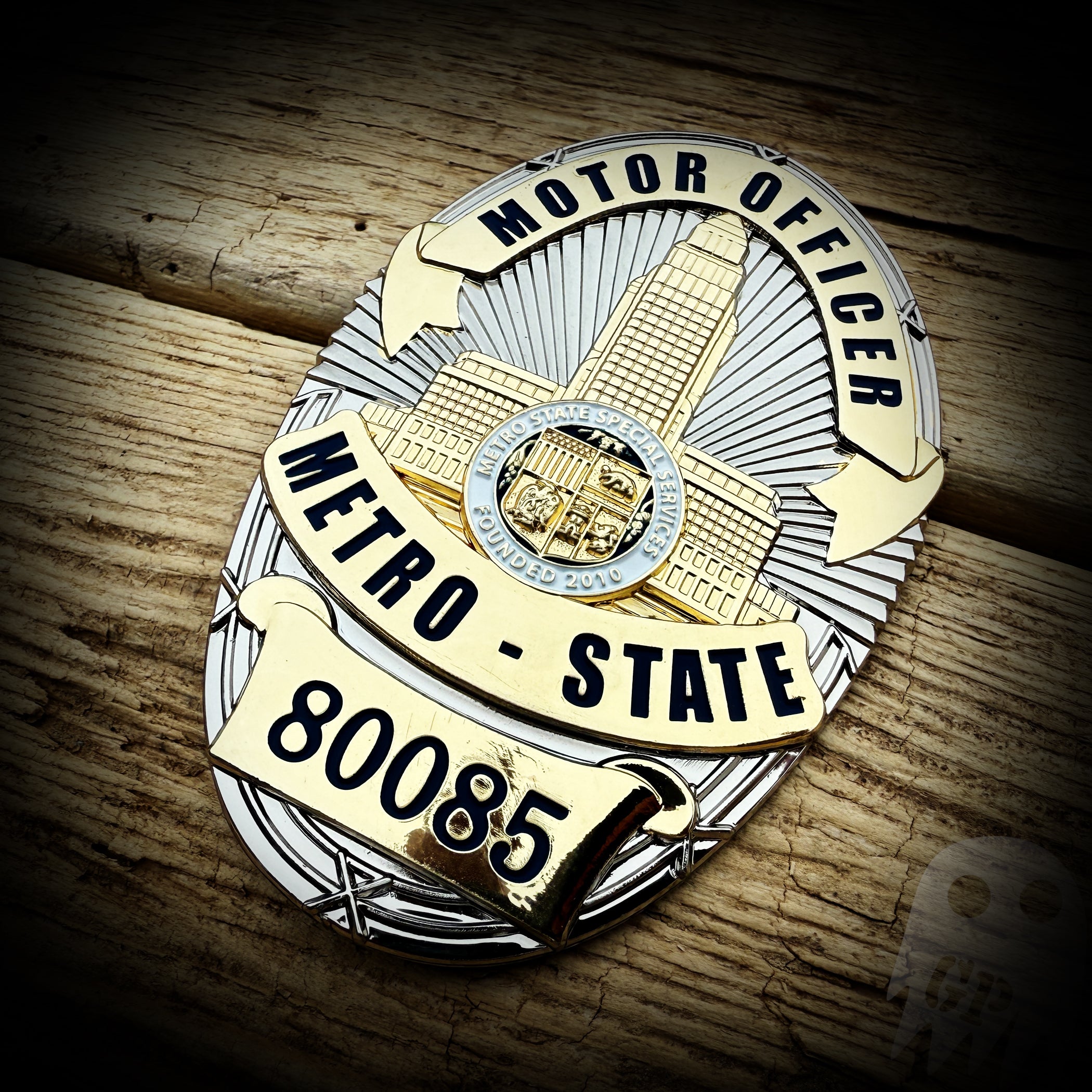 BADGE - Metro State Motor Officer Badge – GHOST PATCH