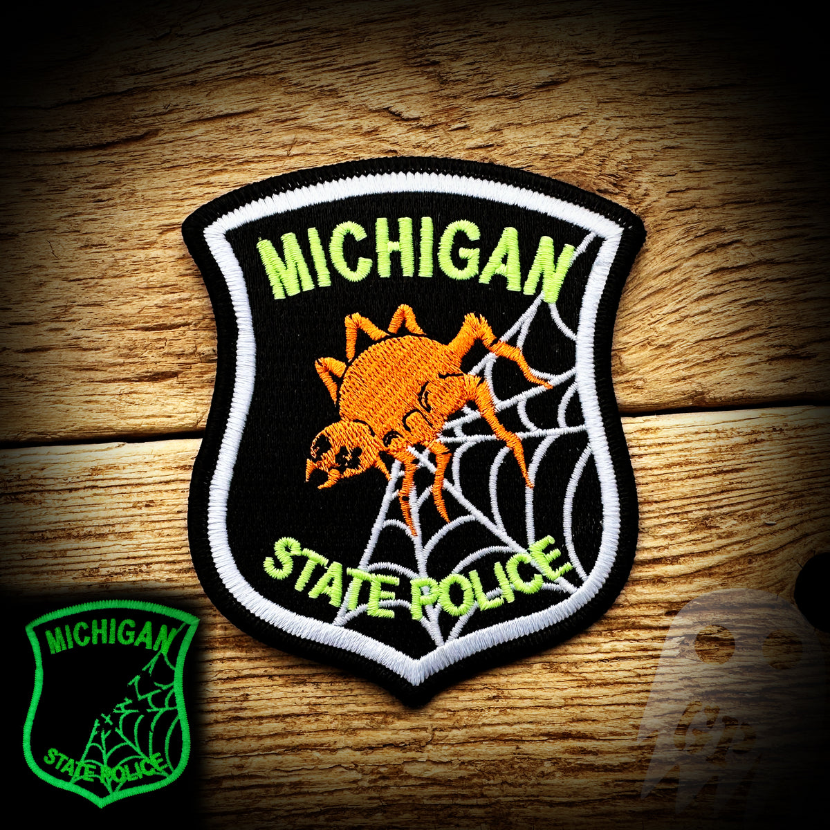 Michigan State Police 2023 Halloween Patch - Limited - GLOW IN THE DAR ...
