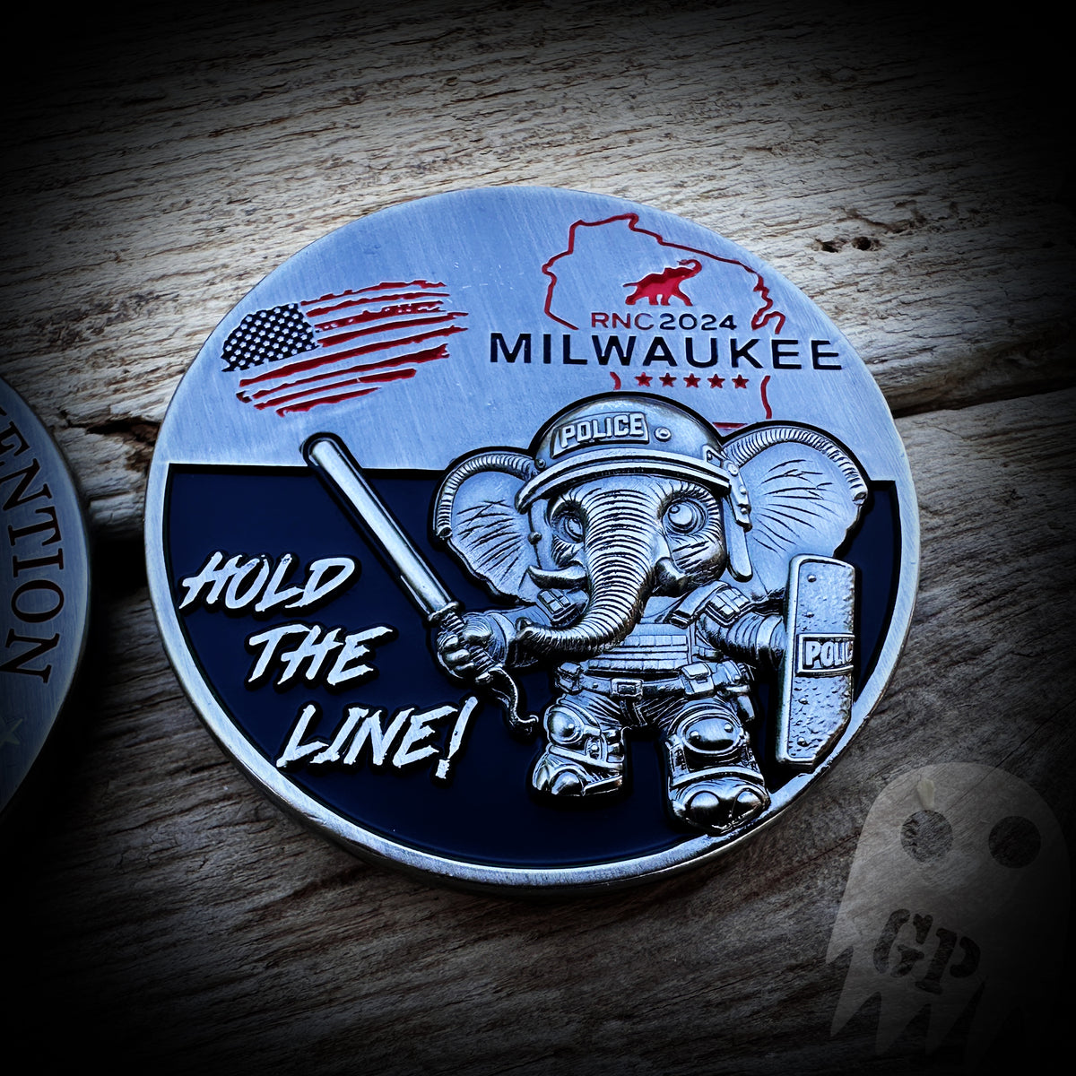 Milwaukee, WI Police Department RNC Coin – GHOST PATCH