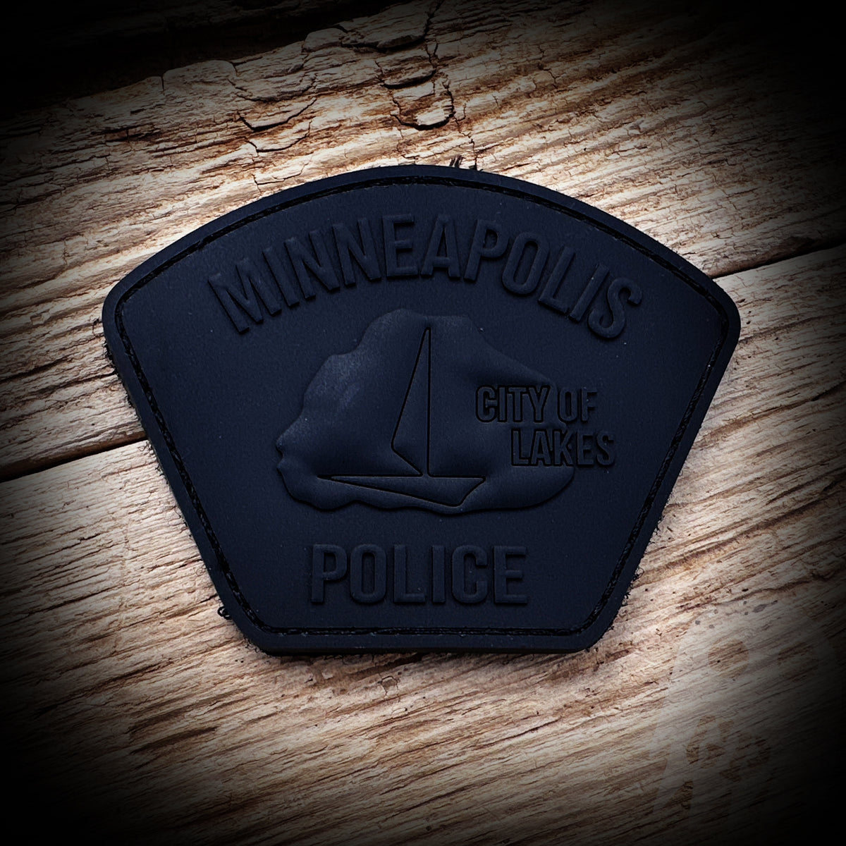 Blacked out PVC - Minneapolis, MN Police Department – GHOST PATCH