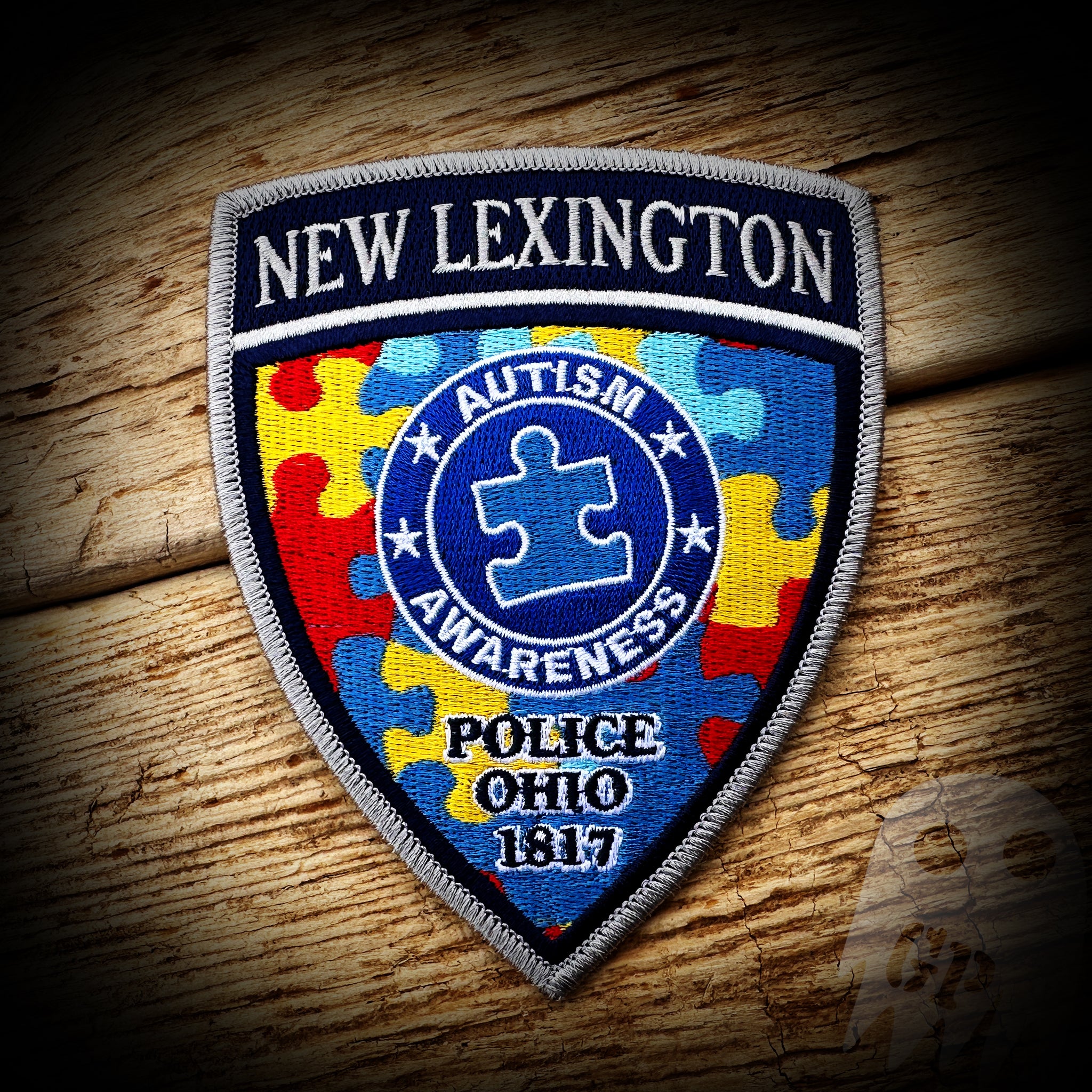 2024 Autism - New Lexington, OH PD 2024 Autism Fundraiser Patch – GHOST PATCH