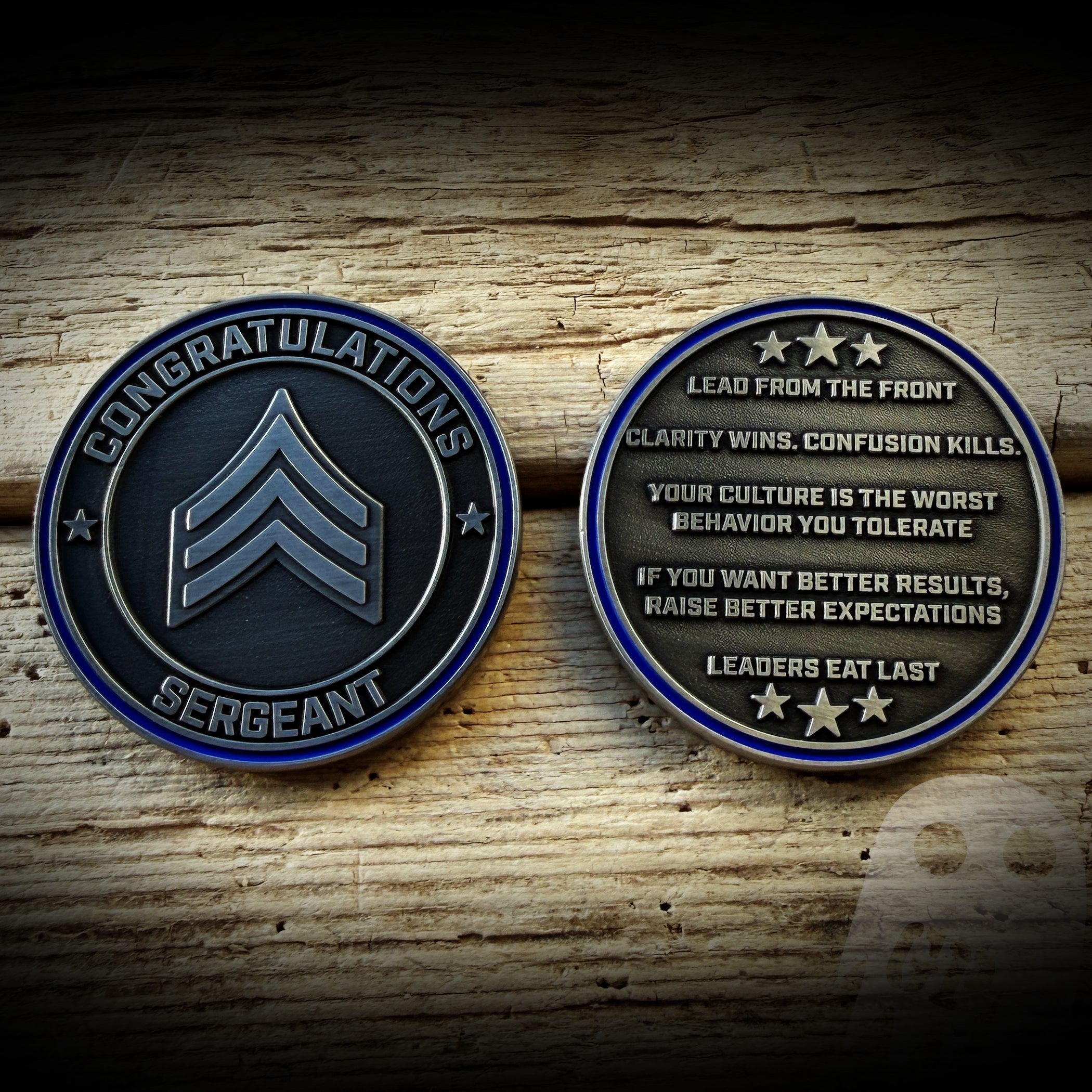Police Sergeant Promotion Coin – GHOST PATCH