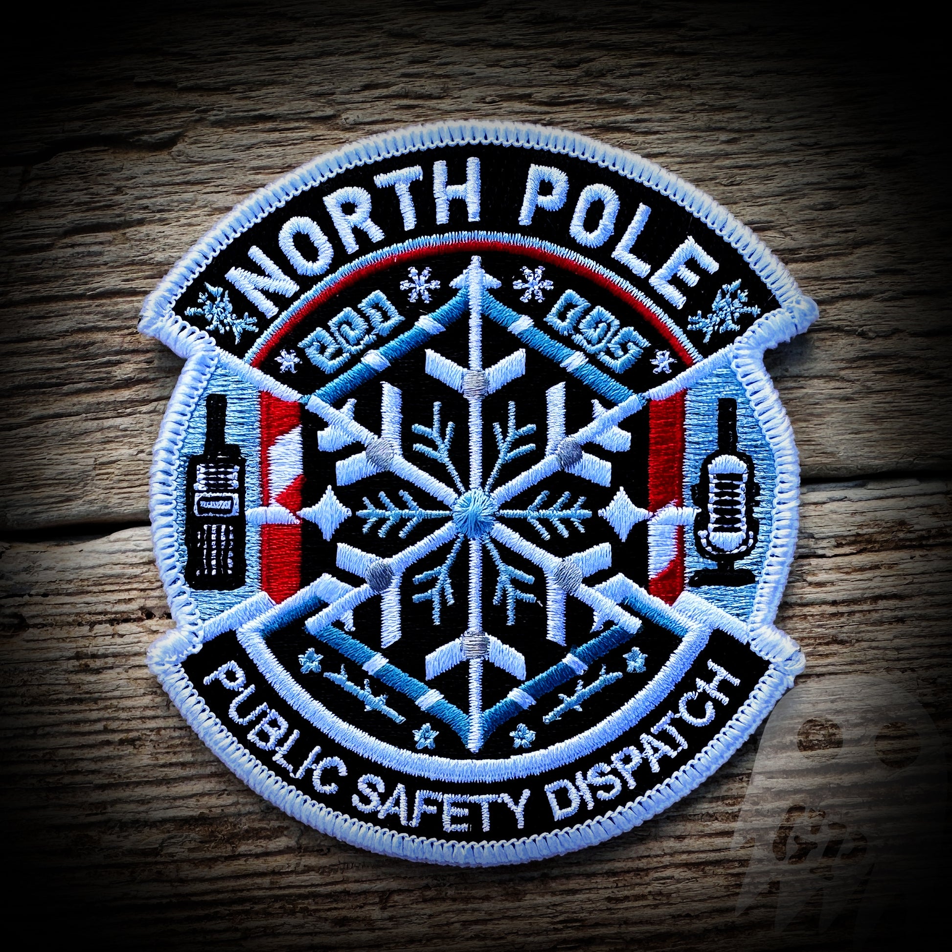 4 PACK - North Pole Public Safety 4 Patch Set – GHOST PATCH