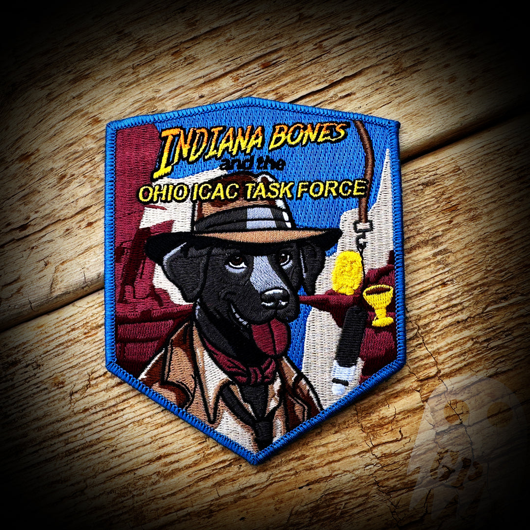 Ohio ICAC Task Force Indiana Bones Patch – GHOST PATCH