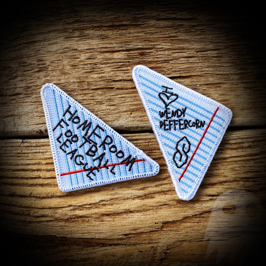 Homeroom Football League Paper Football Double Sided Patch – GHOST PATCH