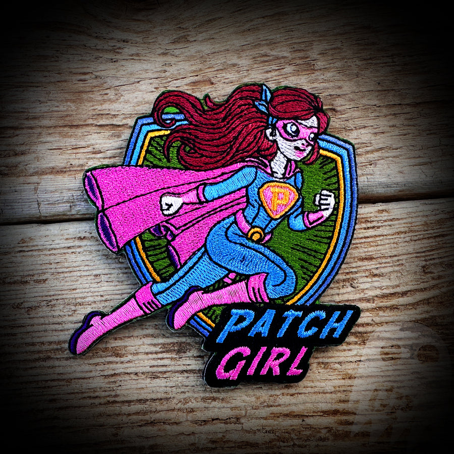 Patch Girl - Velcro Backed – GHOST PATCH