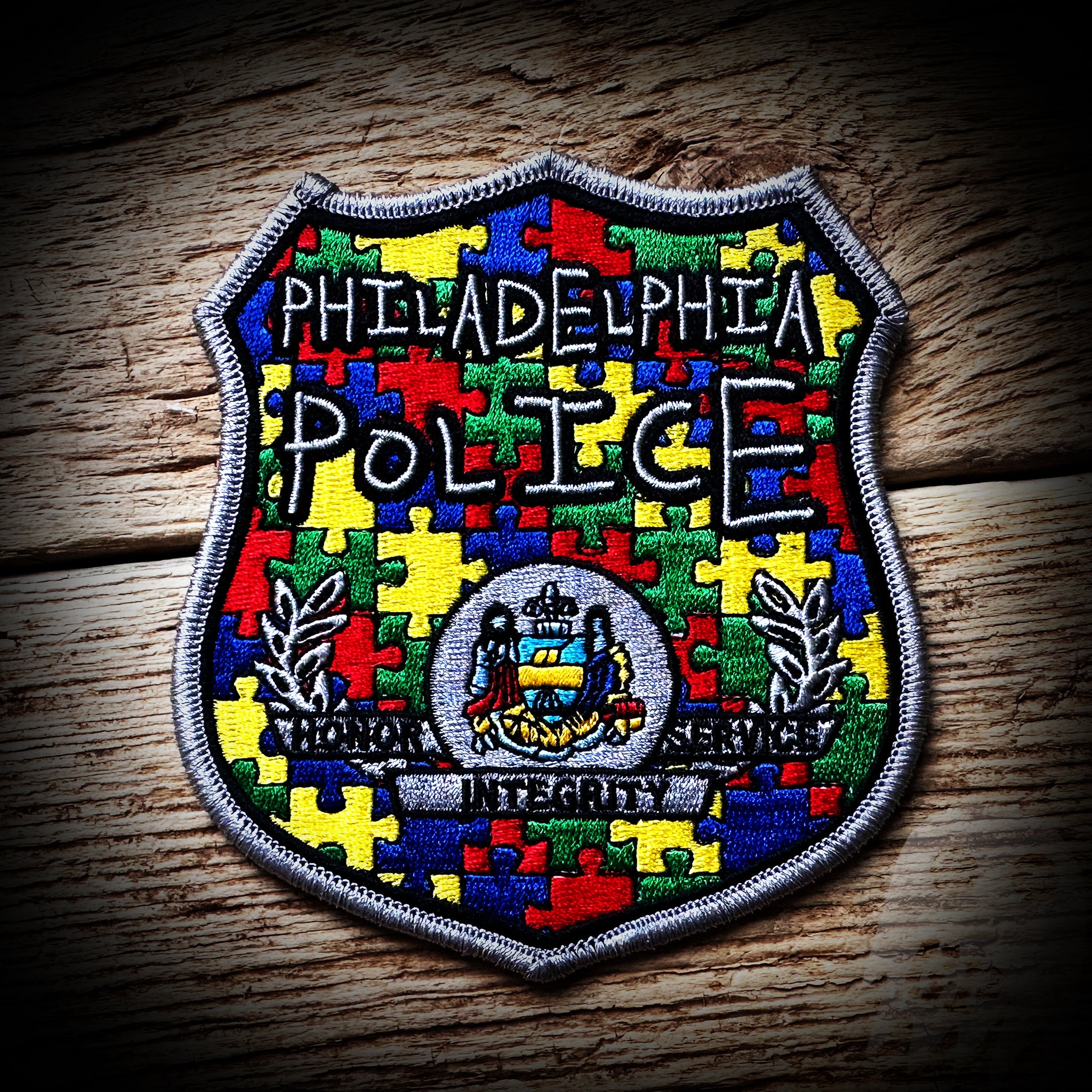 2024 AUTISM - Philadelphia, PA PD 2024 Autism Fundraiser Patch – GHOST PATCH