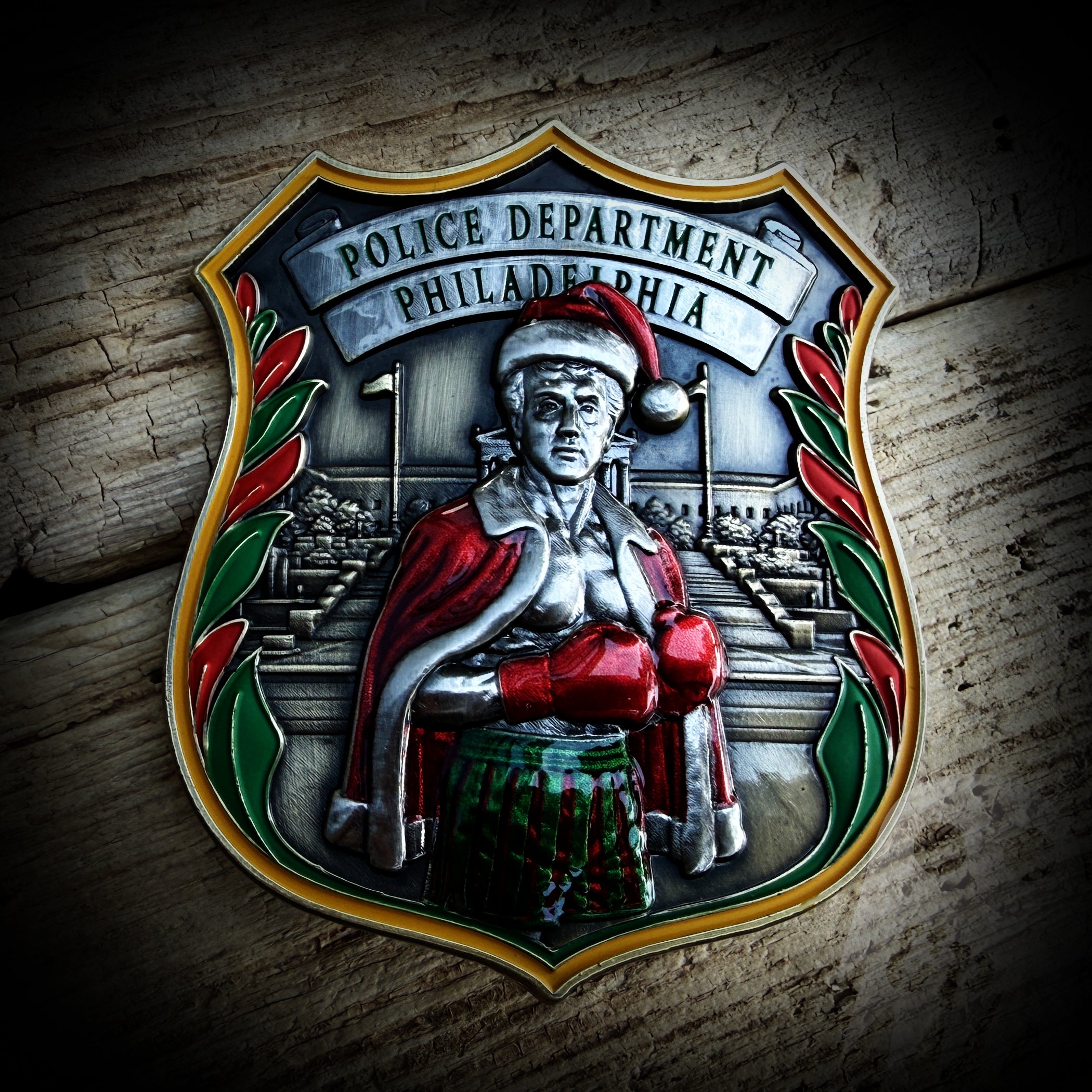 Badge 2025 Christmas - Philadelphia, PA PD Christmas Badge – GHOST PATCH