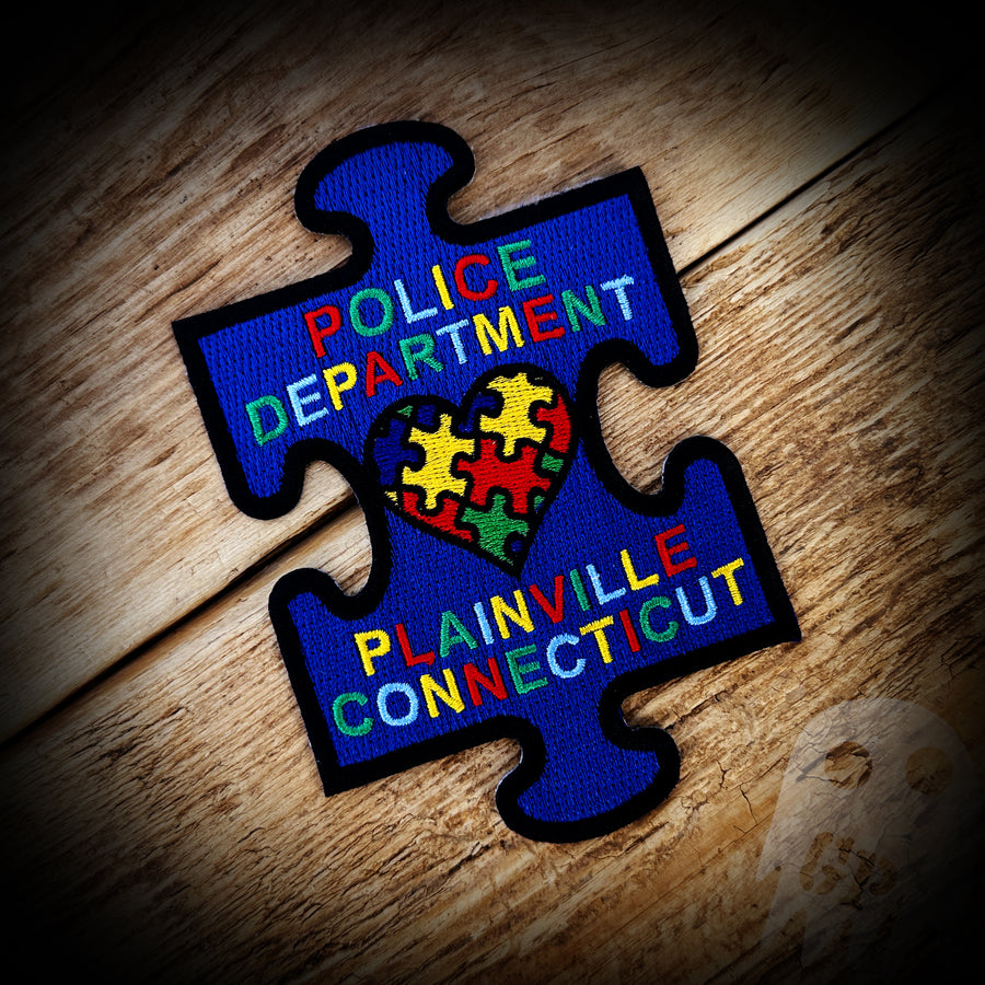 2024 Autism - Plainville, CT Police Department 2024 Autism Fundraiser – GHOST PATCH