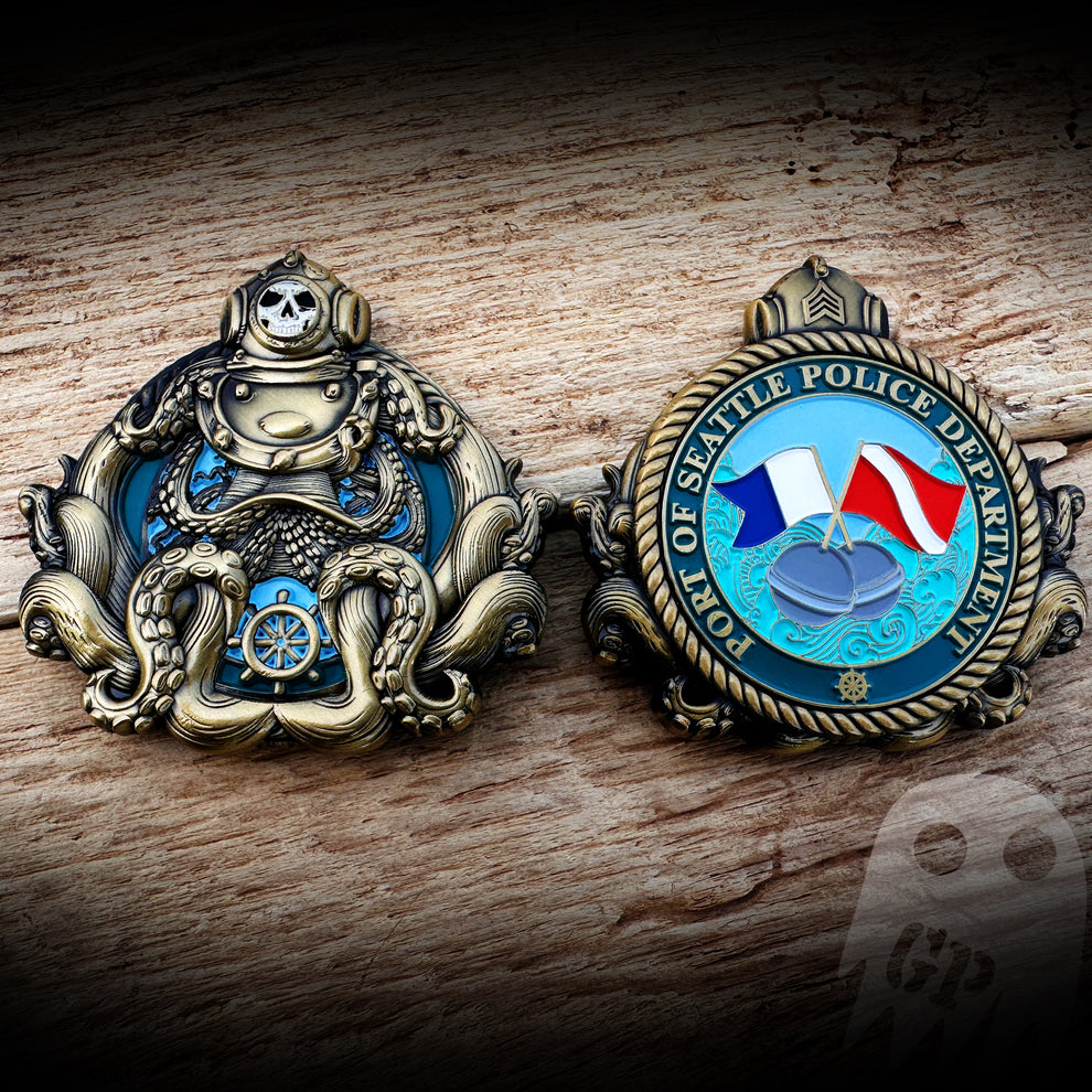 Port of Seattle, WA Police Department Coin – GHOST PATCH