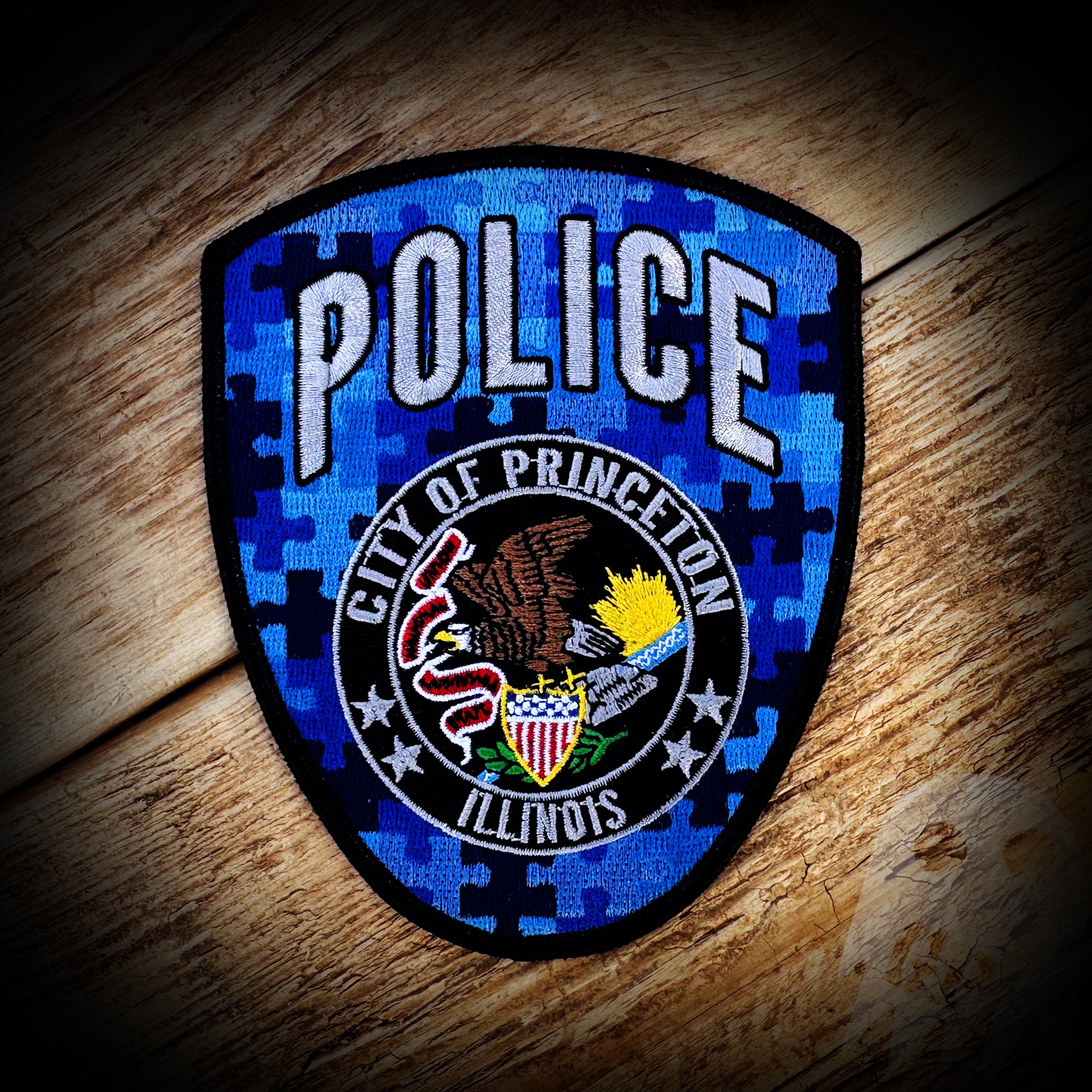 2024 Autism - Princeton, IL Police Department 2024 Autism Fundraiser P – GHOST PATCH