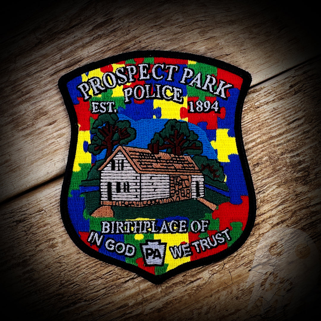 2024 Autism - Prospect Park, PA Police Department 2024 Autism Fundrais – GHOST PATCH