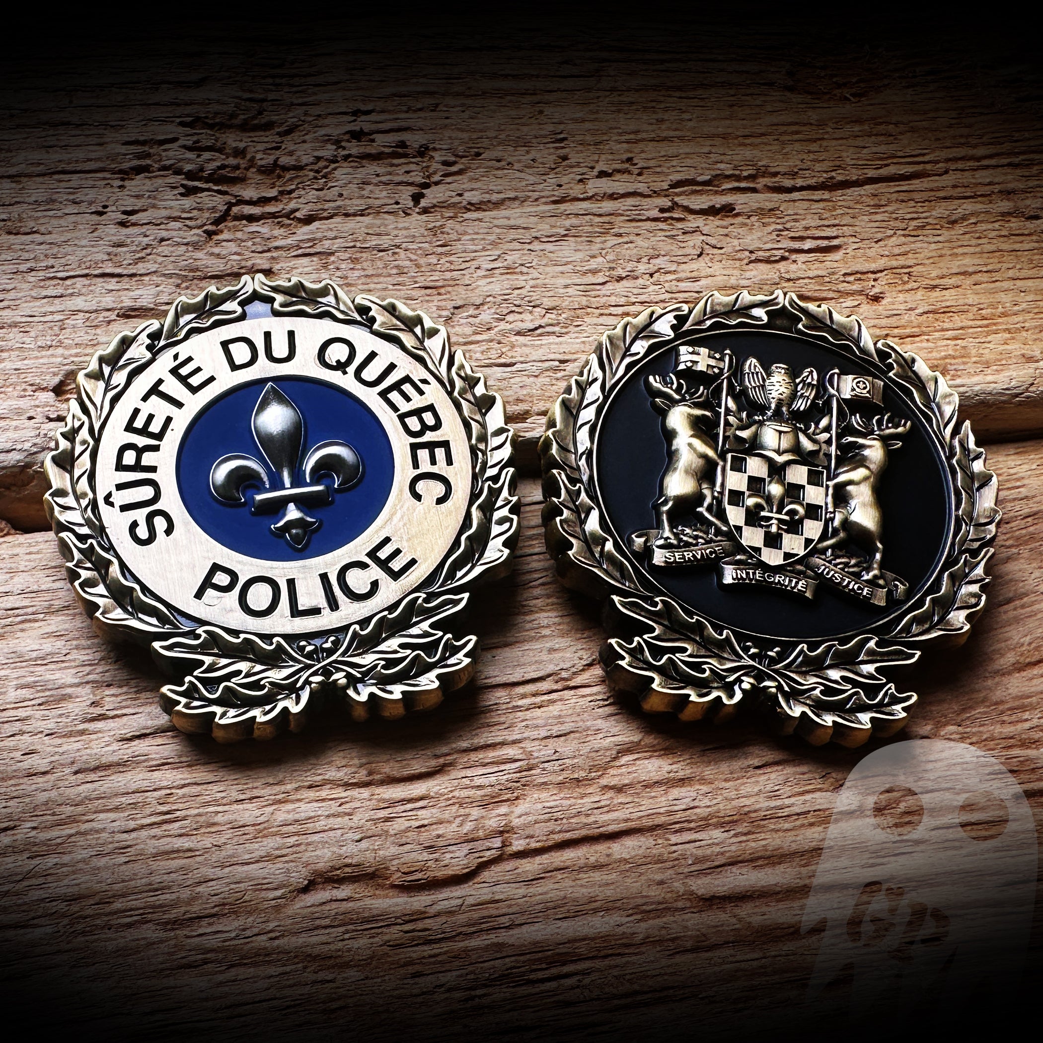 Sûreté du Québec Police Challenge Coin – GHOST PATCH