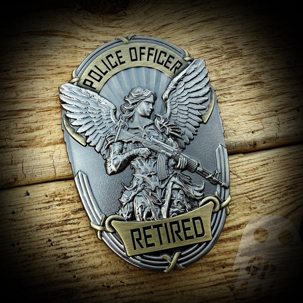 Retired Police Officer Badge – GHOST PATCH