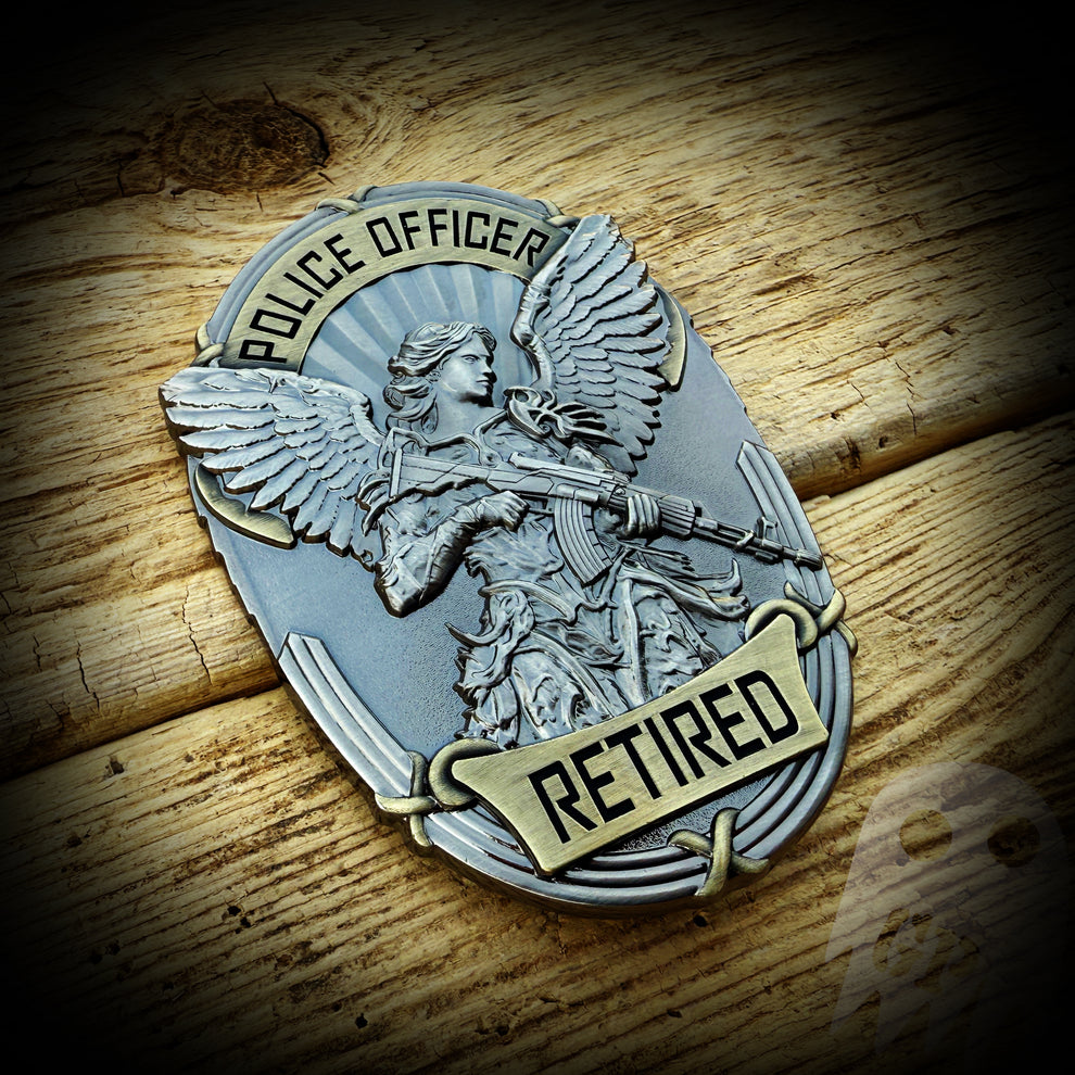 Retired Police Officer Badge – GHOST PATCH