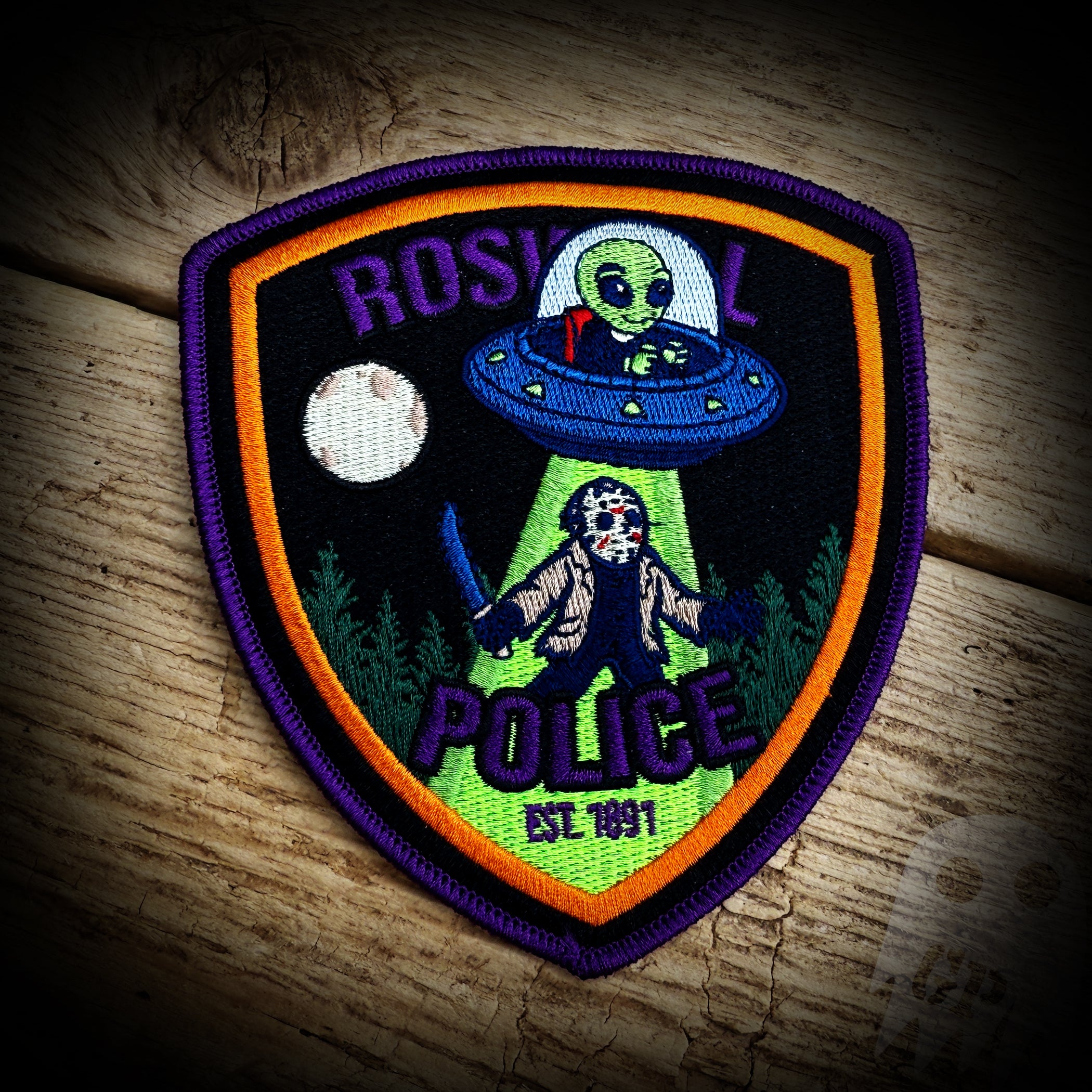 PATCH 2025 Halloween - Roswell, NM PD 2025 Halloween Patch – GHOST PATCH